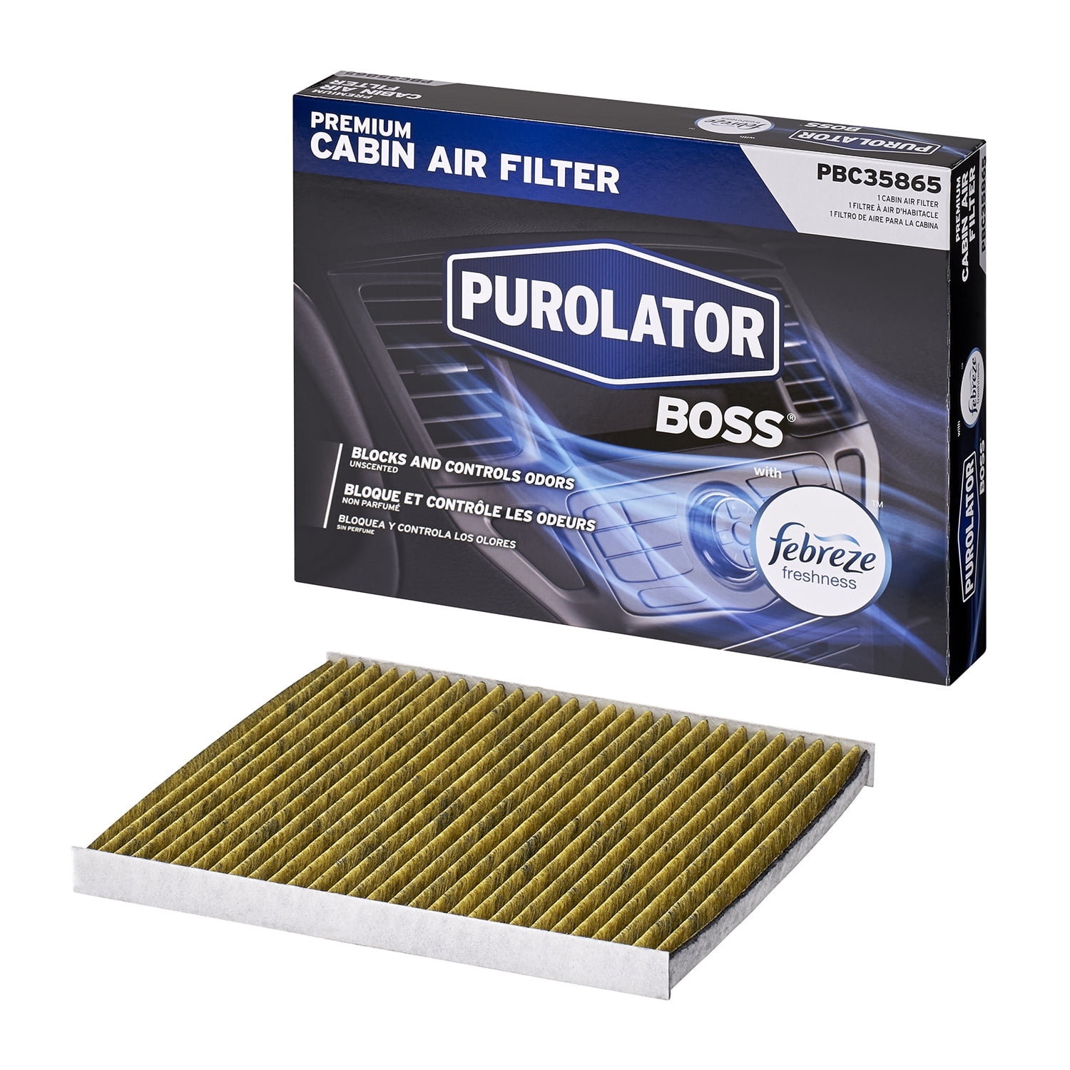 Purolator Cabin Air Filter with Febreze Freshness Purolator BOSS ...
