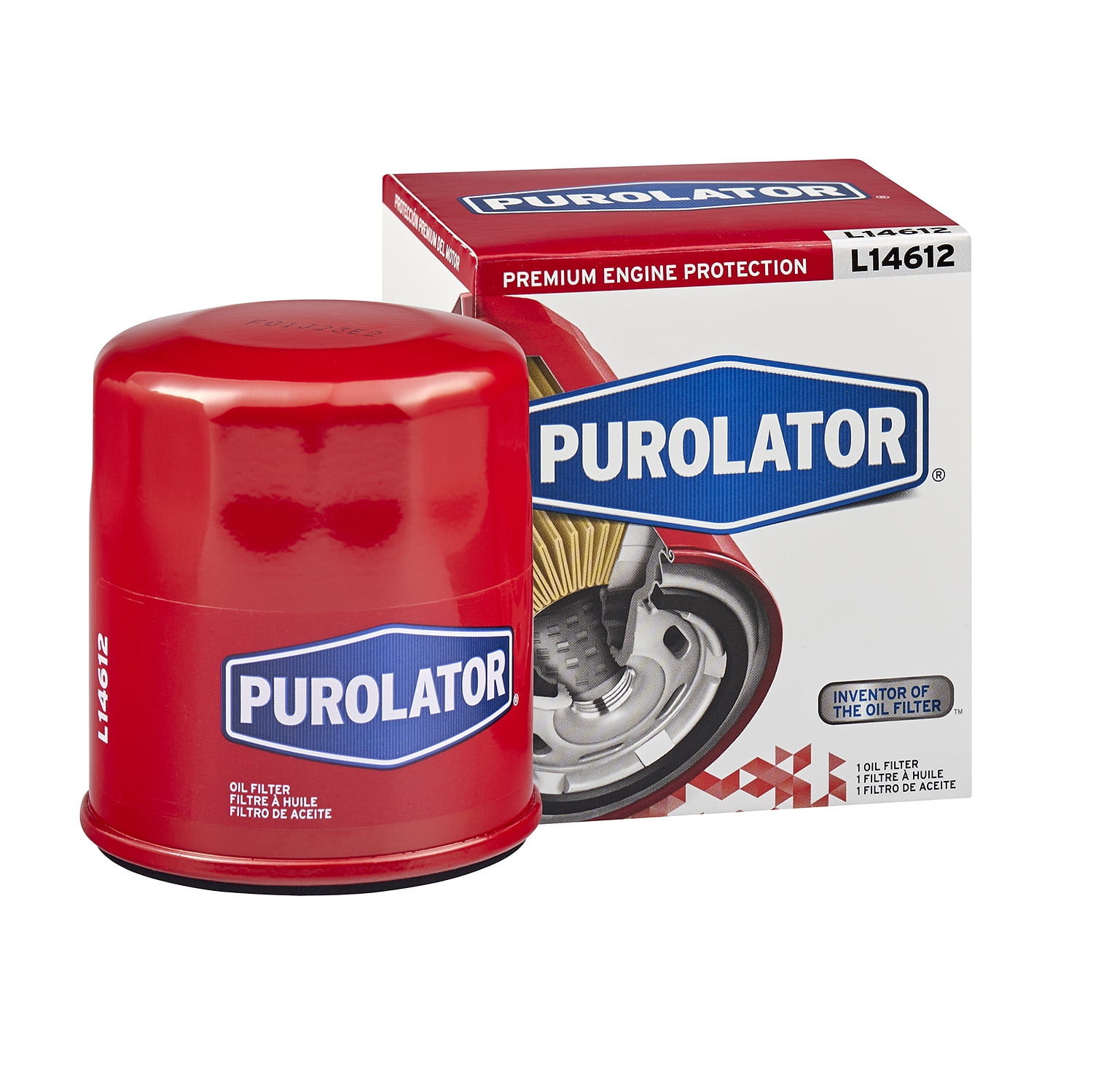Purolator L14612 PurolatorRED Premium Engine Protection Oil Filter ...