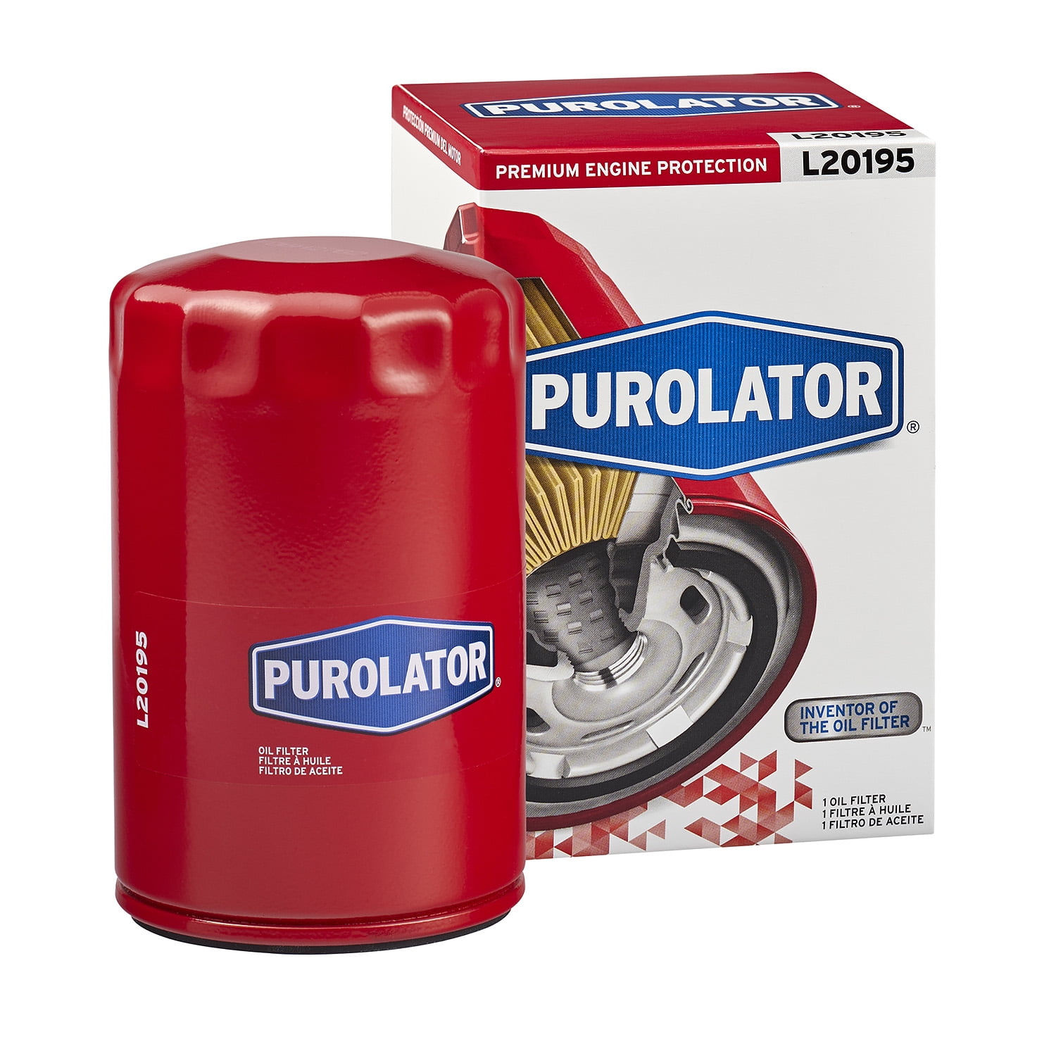 Purolator L20195 PurolatorRED Premium Engine Protection Oil Filter ...