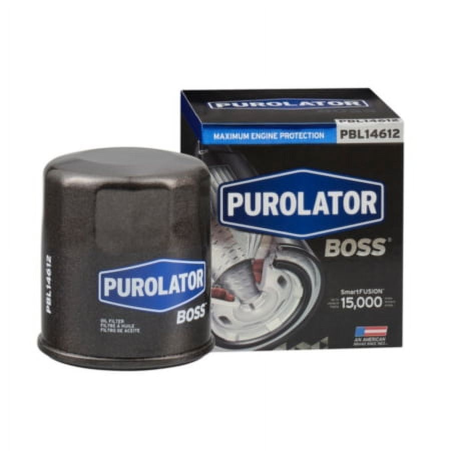 Purolator BOSS Oil Filter PBL14612, Max Engine Protection, 20K Mile ...