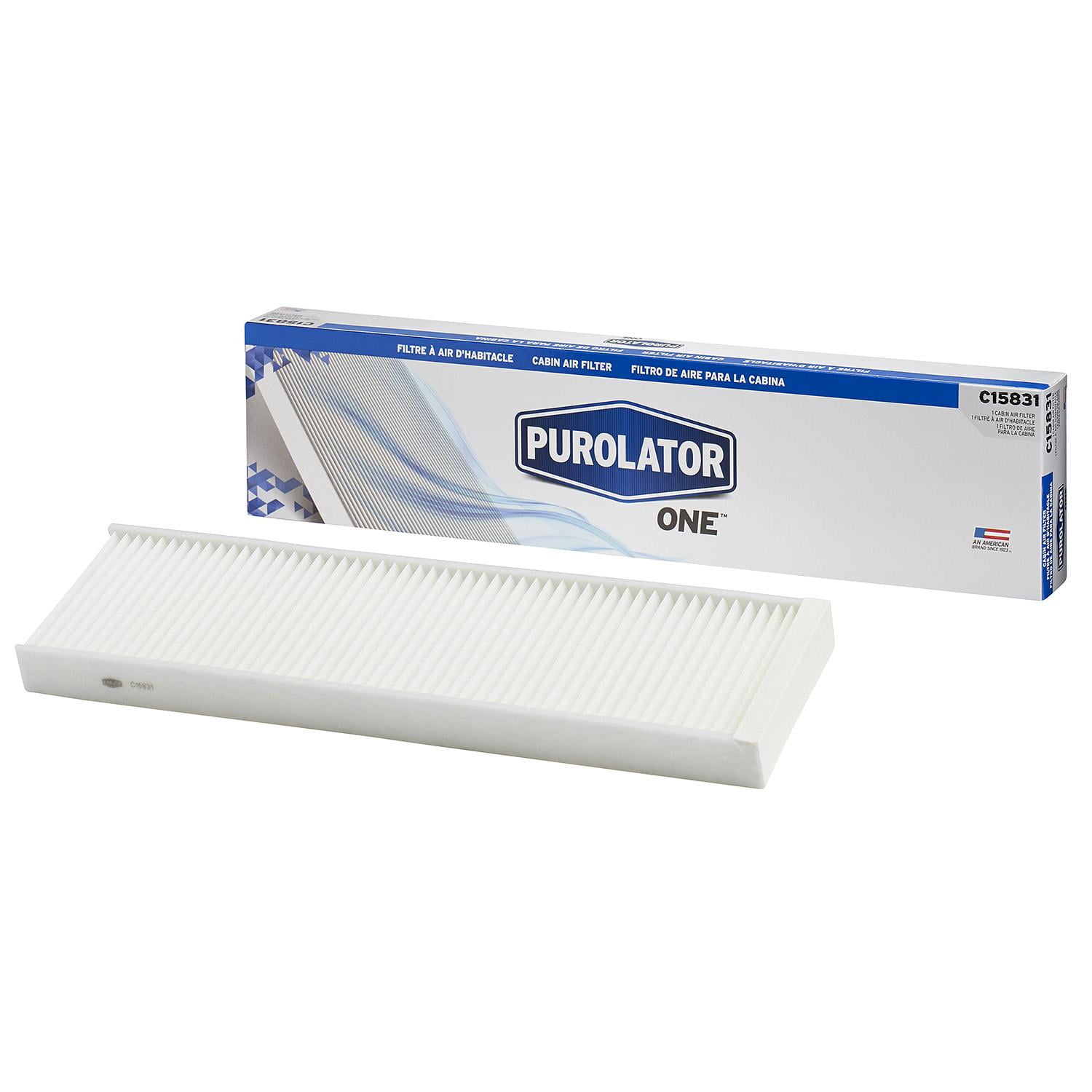 Purolator Particulate Filter Cabin Air Filter, PurONE BreatheEASY Fits ...