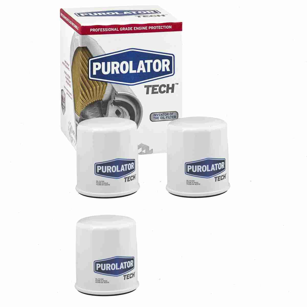 Purolator TECH TL14612 3 pc Engine Oil Filters for Mazda, Nissan ...