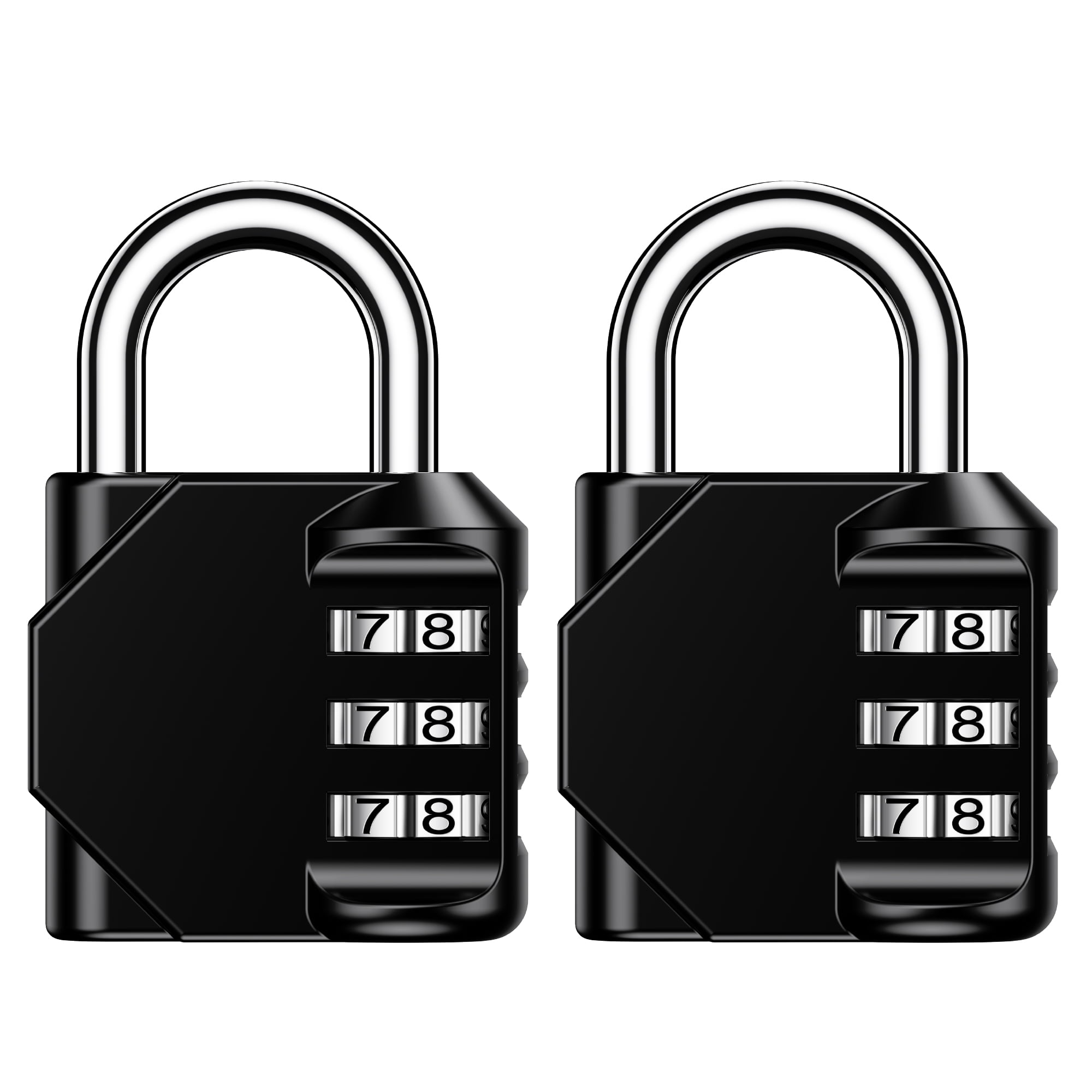 Puroma 2 Pack Locker Lock, 3 Digit Combination Lock, Waterproof Outdoor ...