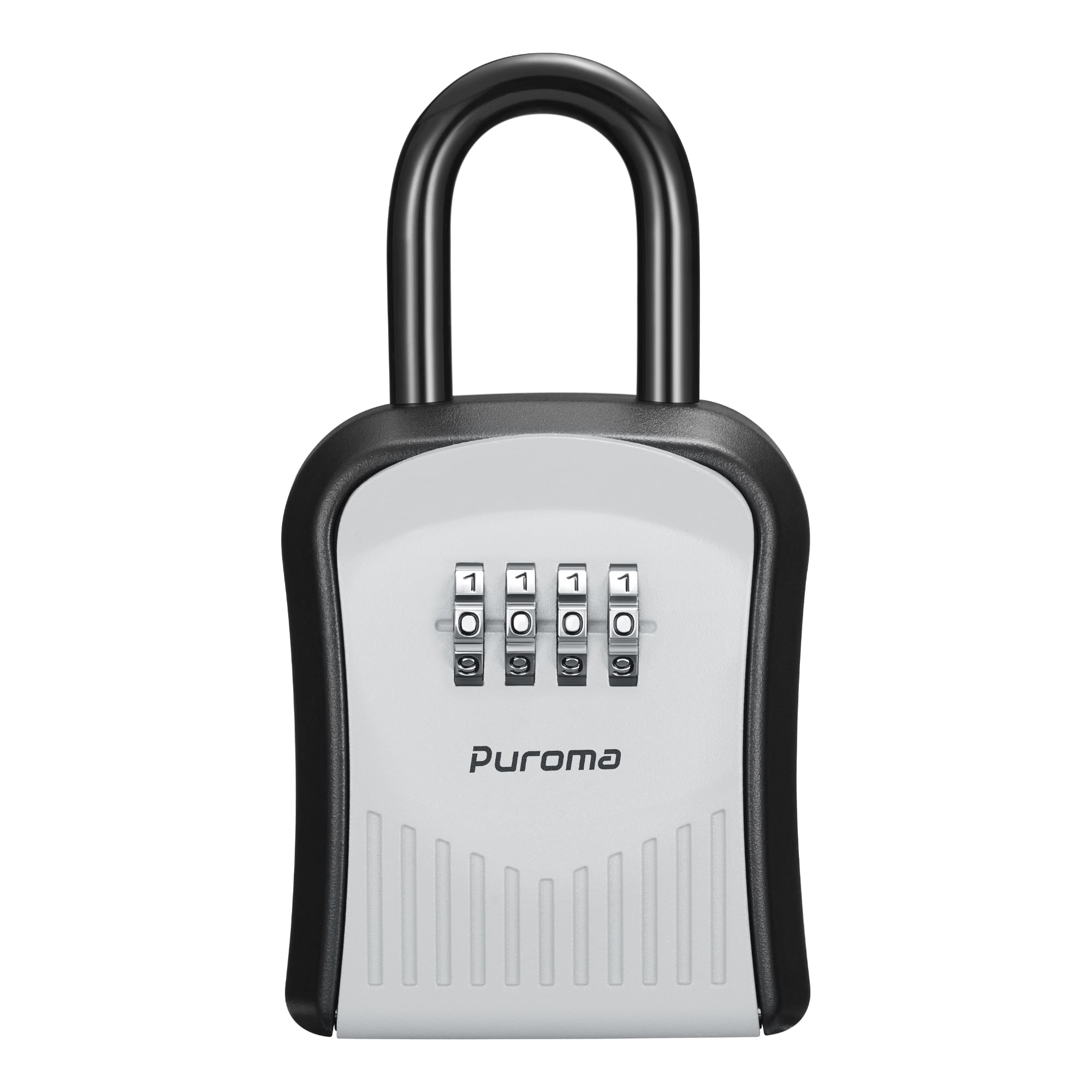Puroma Lock Box Combination Key Lock Box (1 Pack, Gray) - Walmart.com