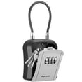 Puroma Lock Box, Portable Key Lock Box with Removable Cable Handle ...