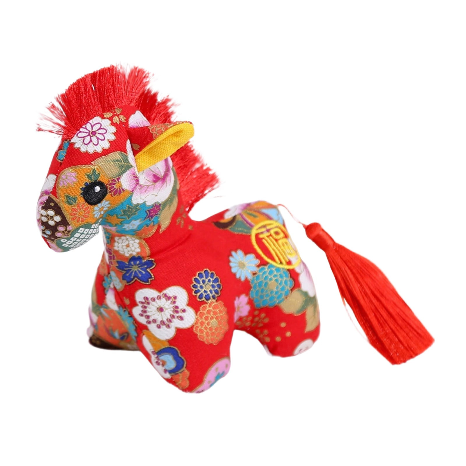 Purowzwe 2026 Year of the Horse Plush Ornament, Single Chinese Zodiac ...