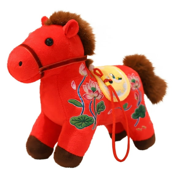 Purowzwe 2026 Year of the Horse Plush Ornament, Single Chinese Zodiac ...