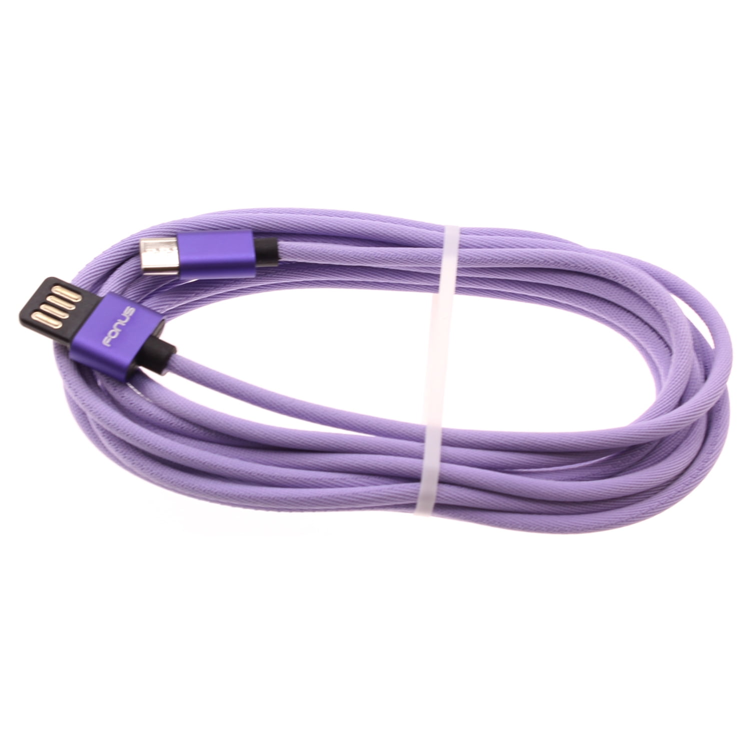 Purple 10ft USB-C Cable for Cricket Debut Smart/S3/S2/Flex - Extra Long ...