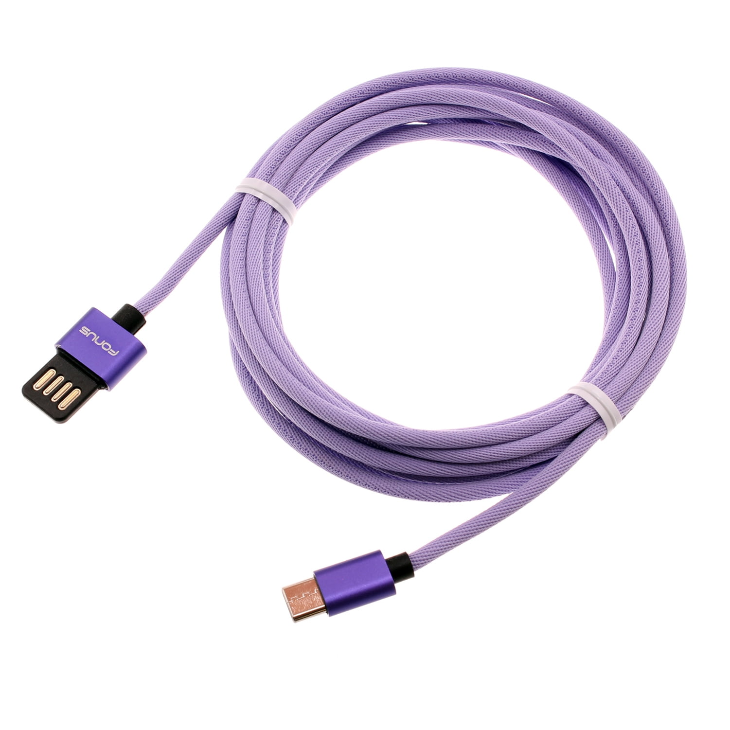 Purple 10ft USB-C Cable for LG Premier Pro Plus (L455DL) - Extra Long ...