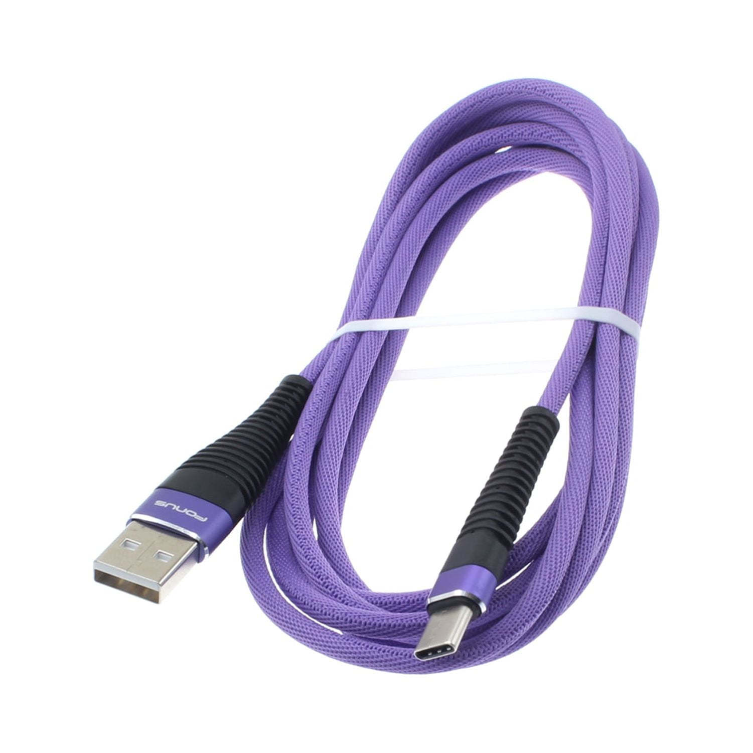 Purple 10ft USB Cable for Samsung Galaxy A05/A04e/A03s - Type-C Charger ...