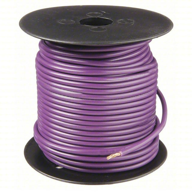 Purple 18 Gauge Primary motive Cable Wire 500 FT Spool/Coil of 100% ...