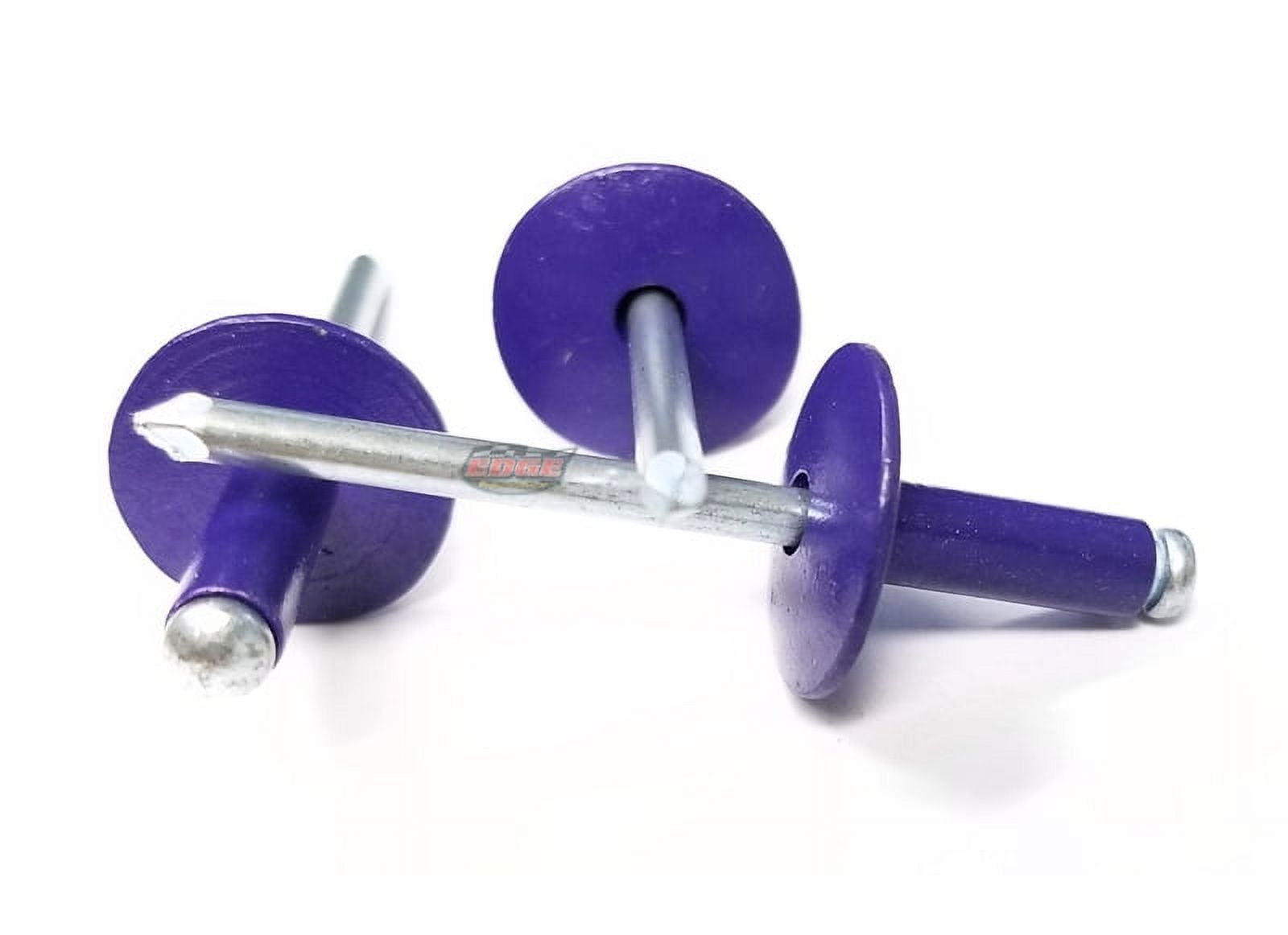 Purple 3/16" Aluminum Large Head with Steel Mandrel Multi Grip Pop ...