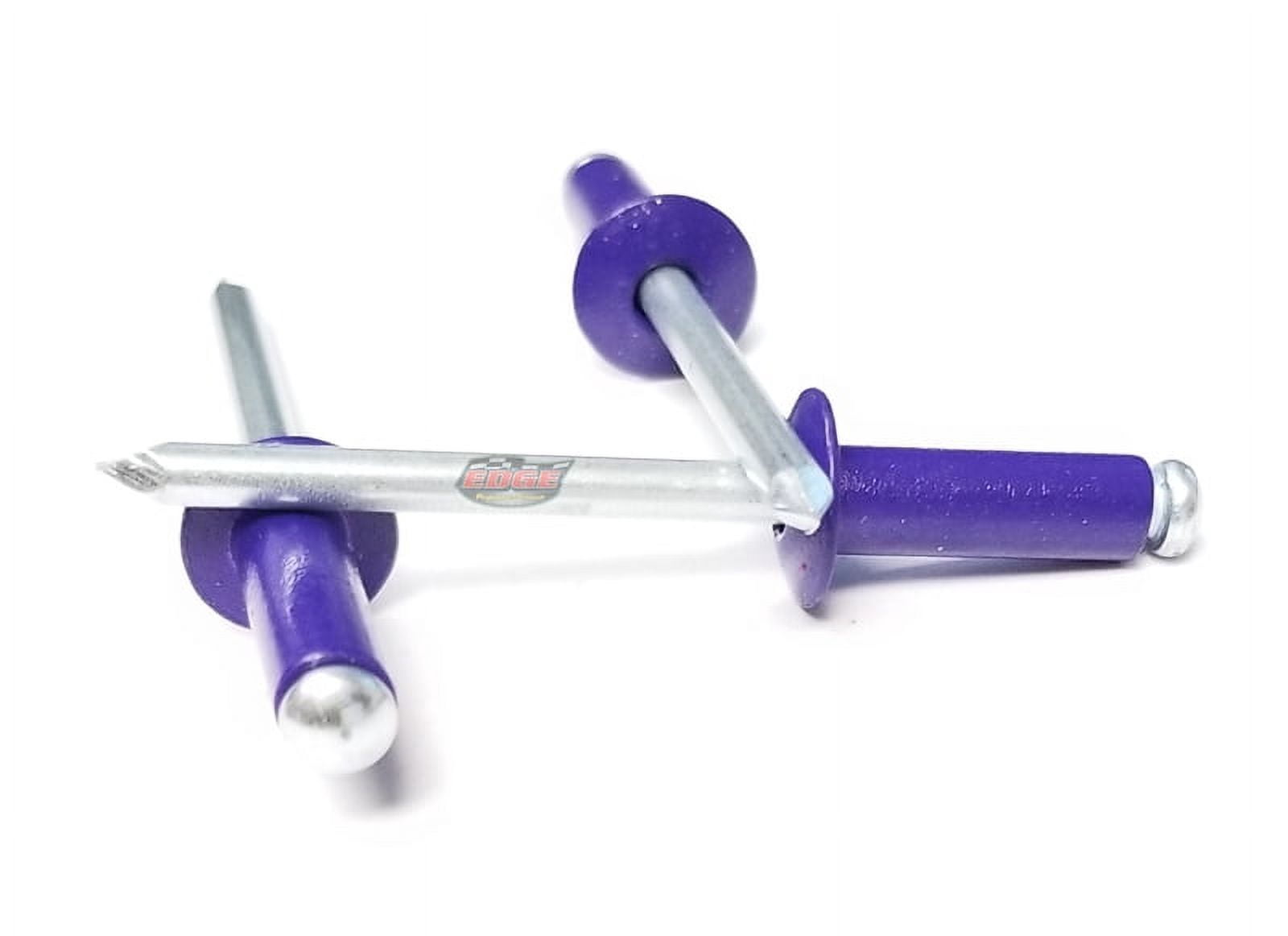 Purple 3/16" Aluminum Small Head with Steel Mandrel Multi Grip Pop ...