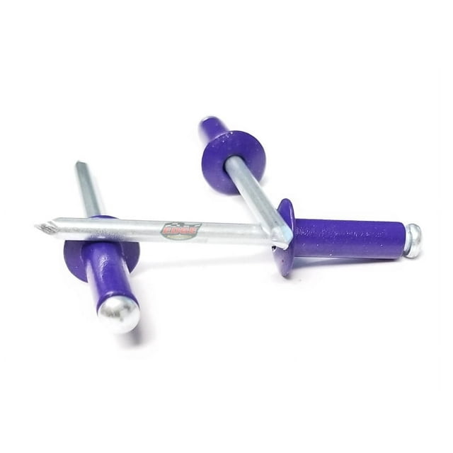Purple 3/16" Aluminum Small Head with Steel Mandrel Multi Grip Pop ...