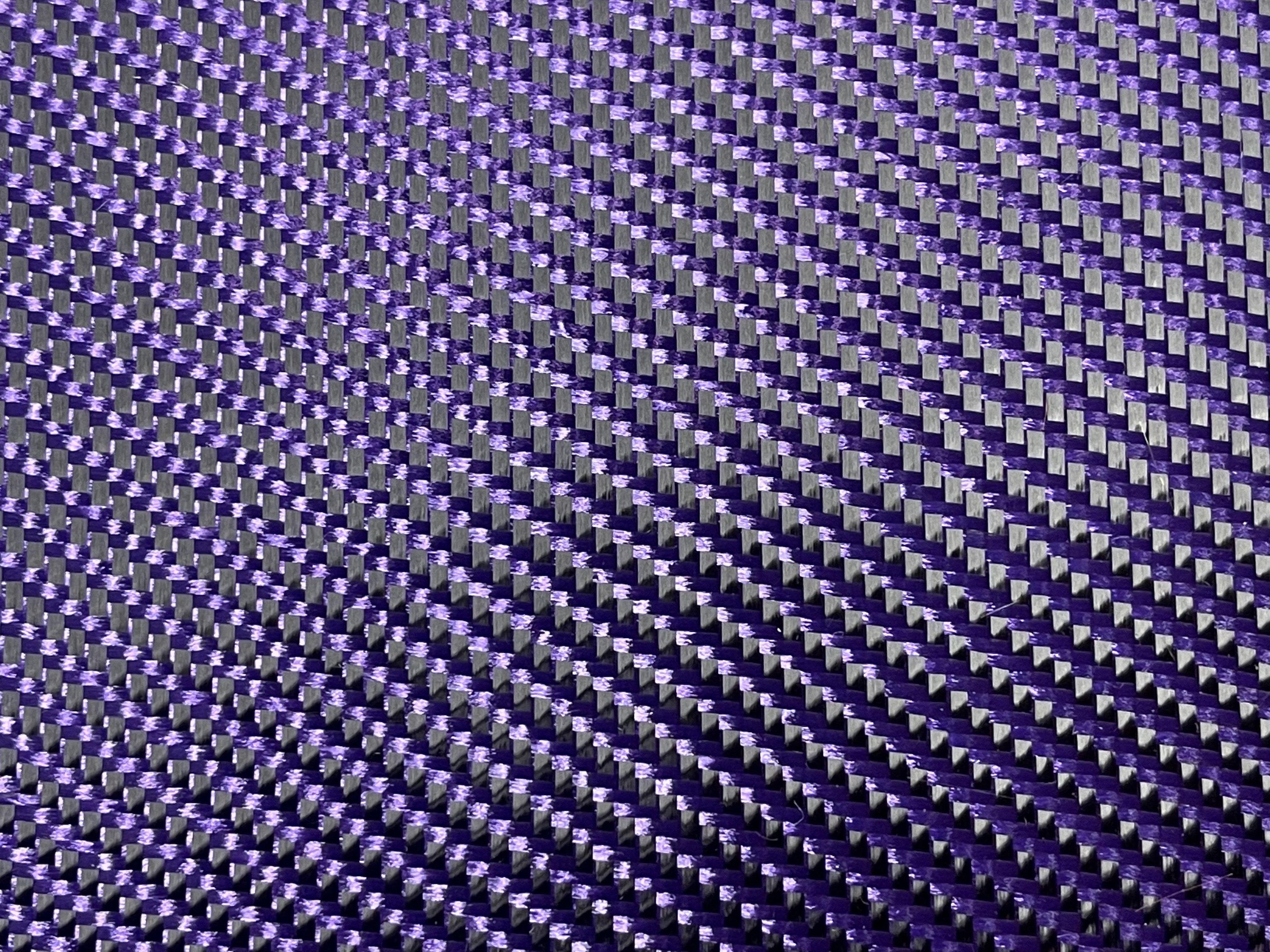 Purple 50" wide x 36" Twill Weave Carbon Color Hybrid (3k, 5.7oz ...