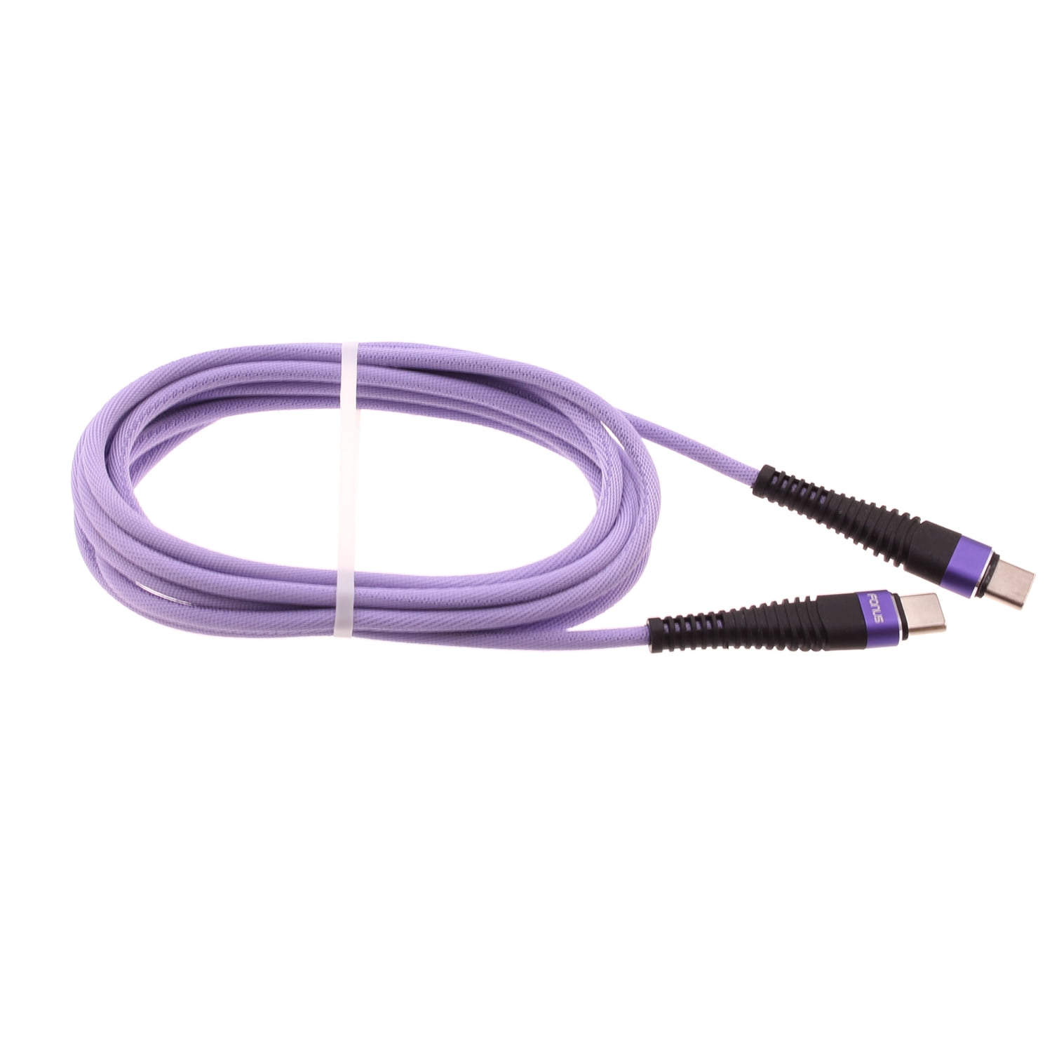 Purple 6ft PD Cable for TCL NxtPaper 11/Tab 11 - Type-C to USB-C Long ...