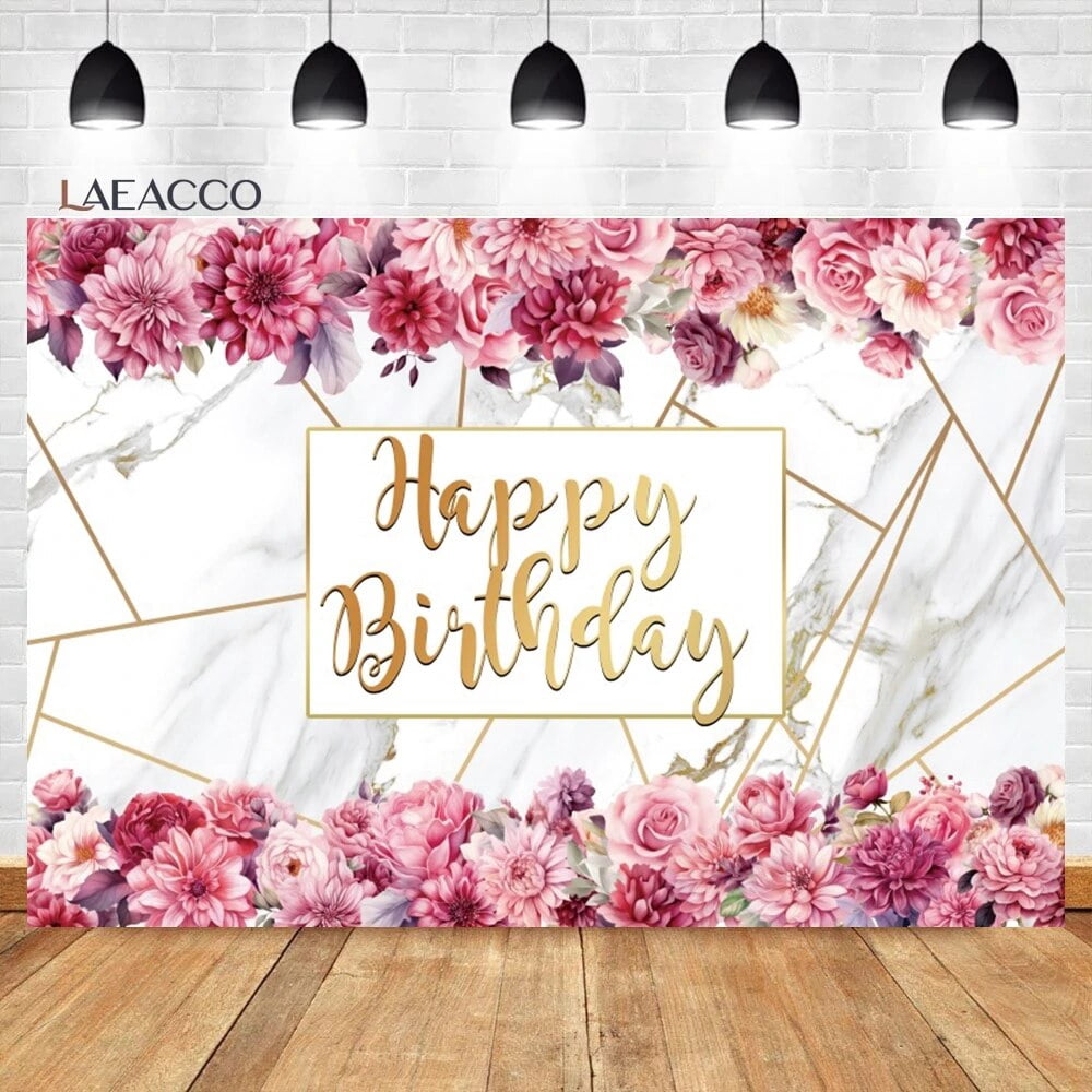 Purple And Black Birthday Backdrop Glitter Spots Balloons Dimonds Women ...