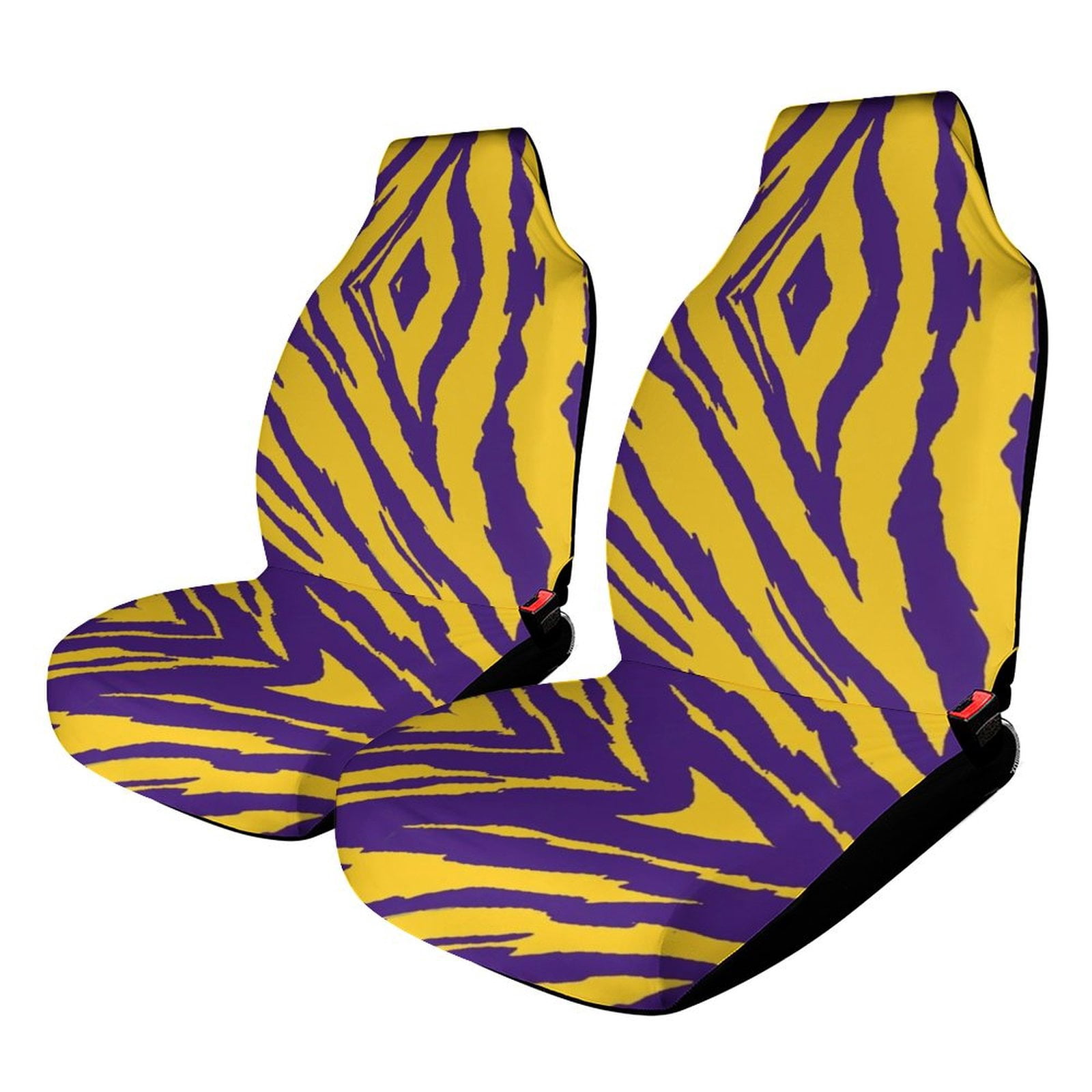 Purple And Gold Tailgate Swag - Claw Marks Car Seat Covers Front Seats ...