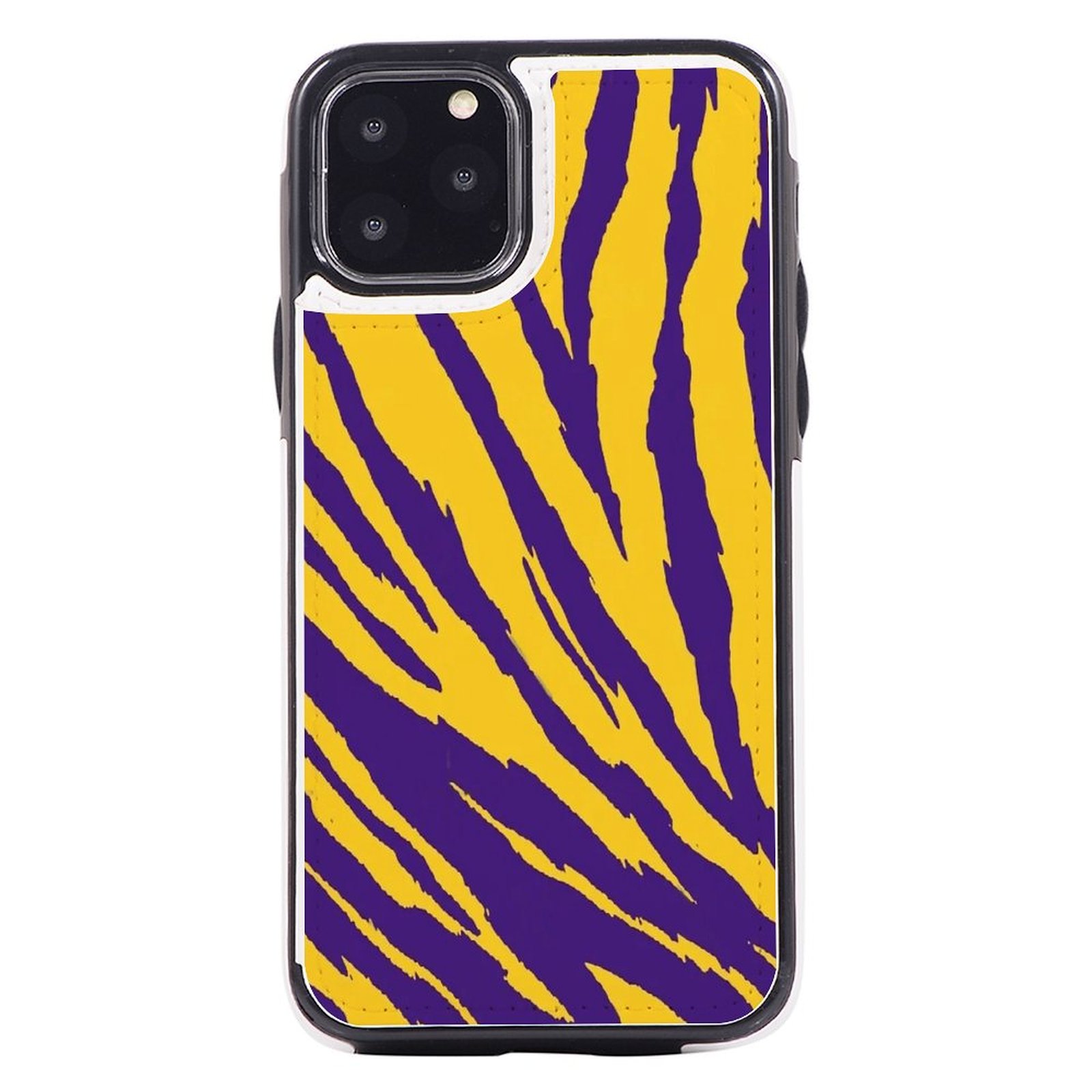 Purple And Gold Tailgate Swag - Claw Marks Leather Wallet Case for ...