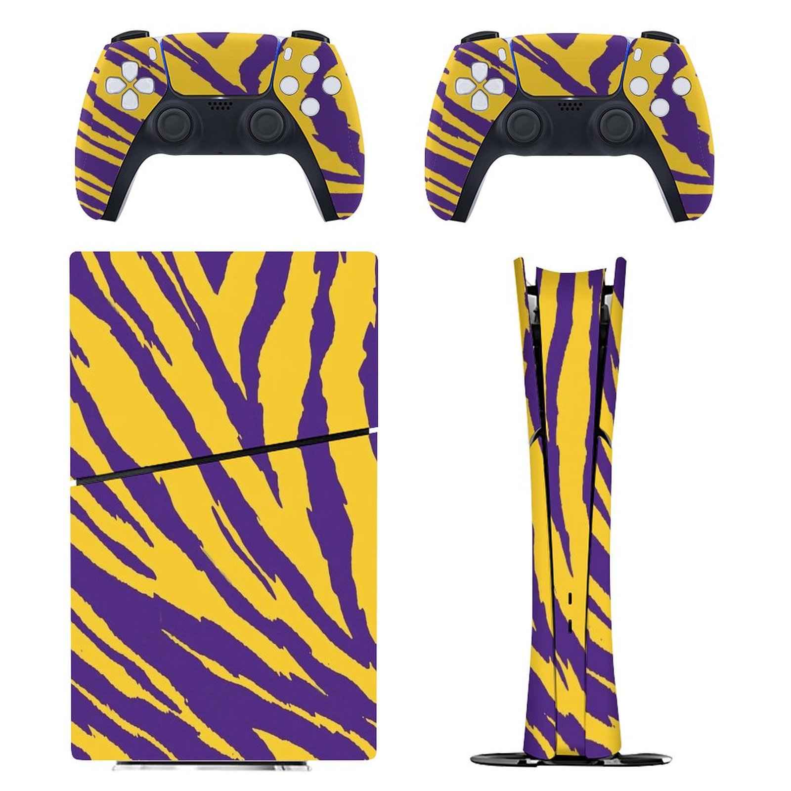 Purple And Gold Tailgate Swag - Claw Marks PS5/PS5 Pro/PS5 Slim Digital ...