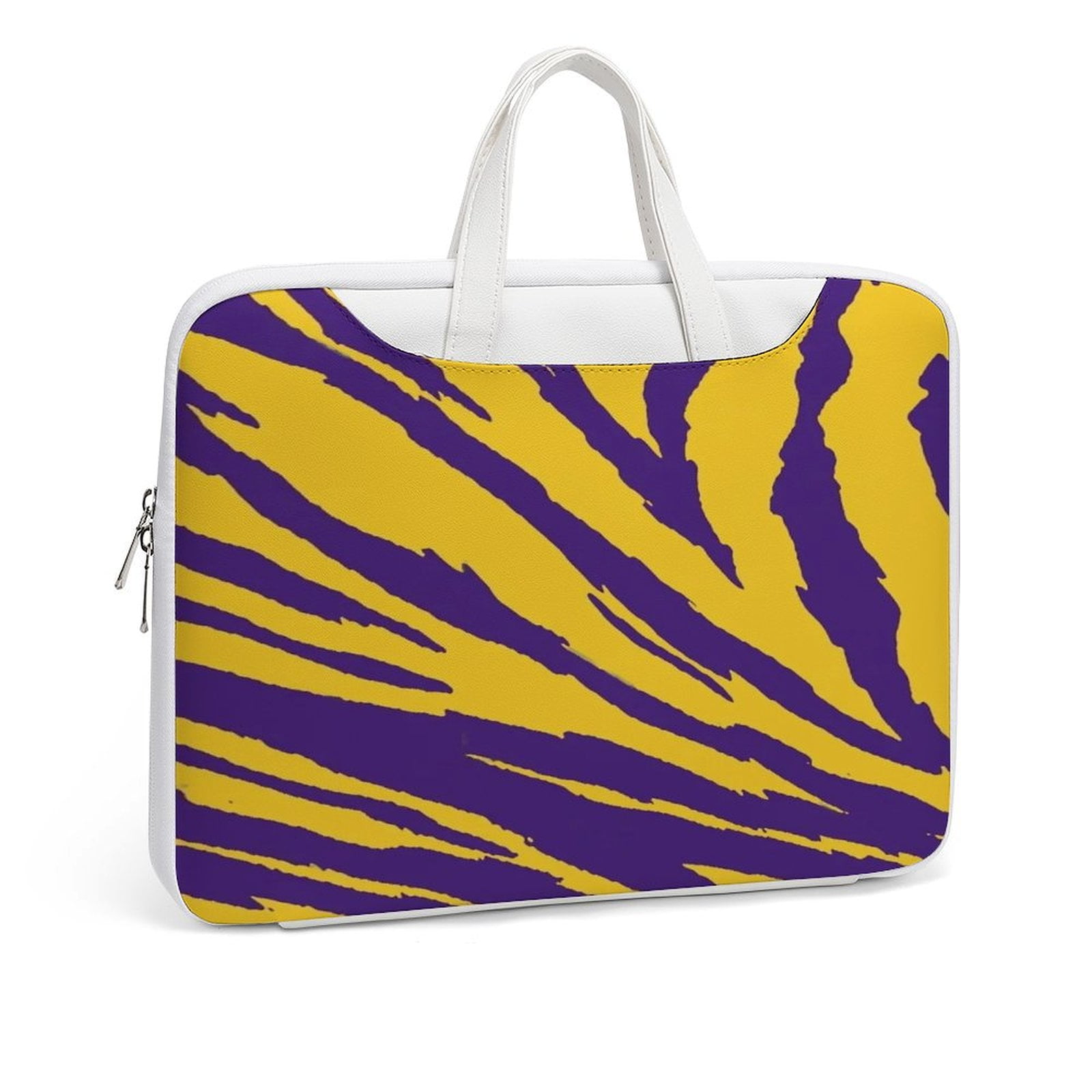 Purple And Gold Tailgate Swag - Claw Marks PU Leather Laptop Bag Women ...