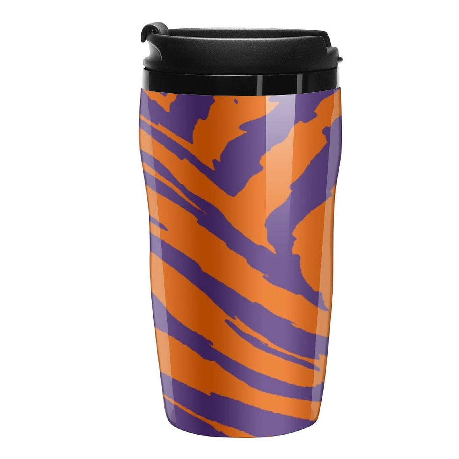 Purple And Orange Tailgate Swag Claw Marks Double Walled Coffee Cup ...
