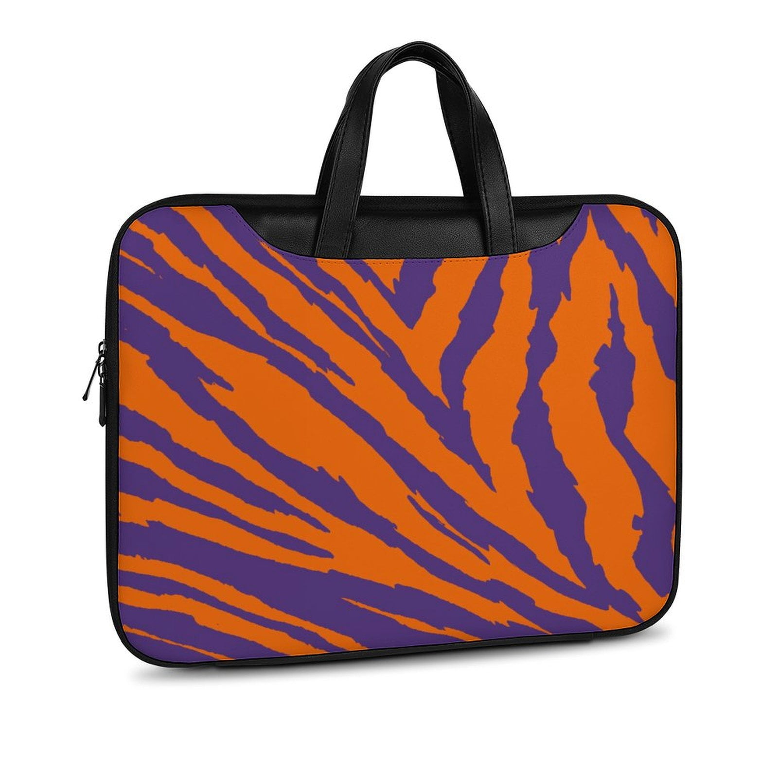 Purple And Orange Tailgate Swag Claw Marks PU Leather Laptop Bag Women ...