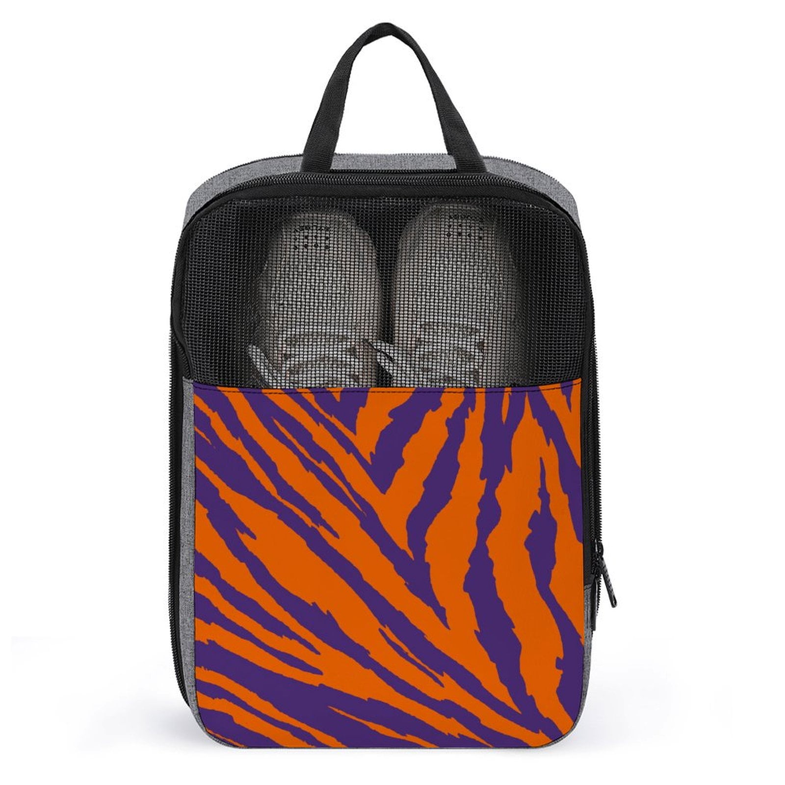 Purple And Orange Tailgate Swag Claw Marks Shoe Bags Shoe Organizer ...