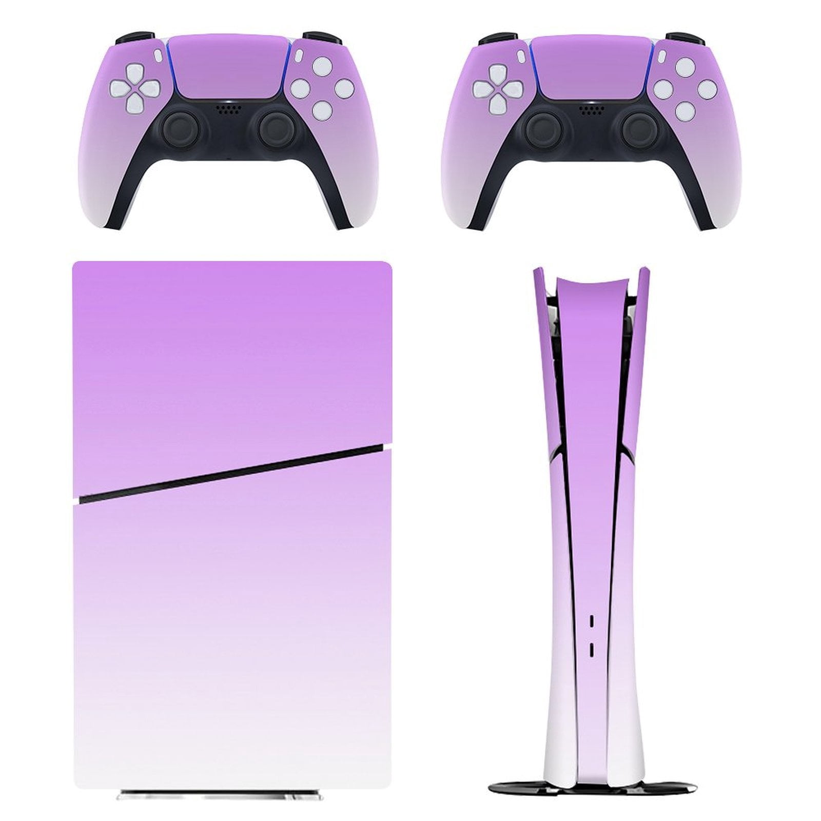 Purple And White Gradient PS5/PS5 Slim Digital Disc Skin Sticker For ...