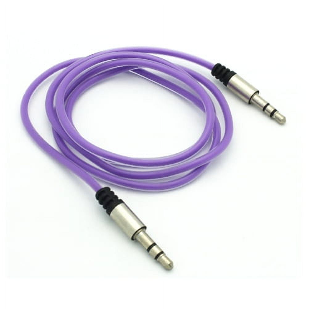 Purple Aux Cable Car Stereo Wire Compatible With iPod Touch 5 4th Gen ...