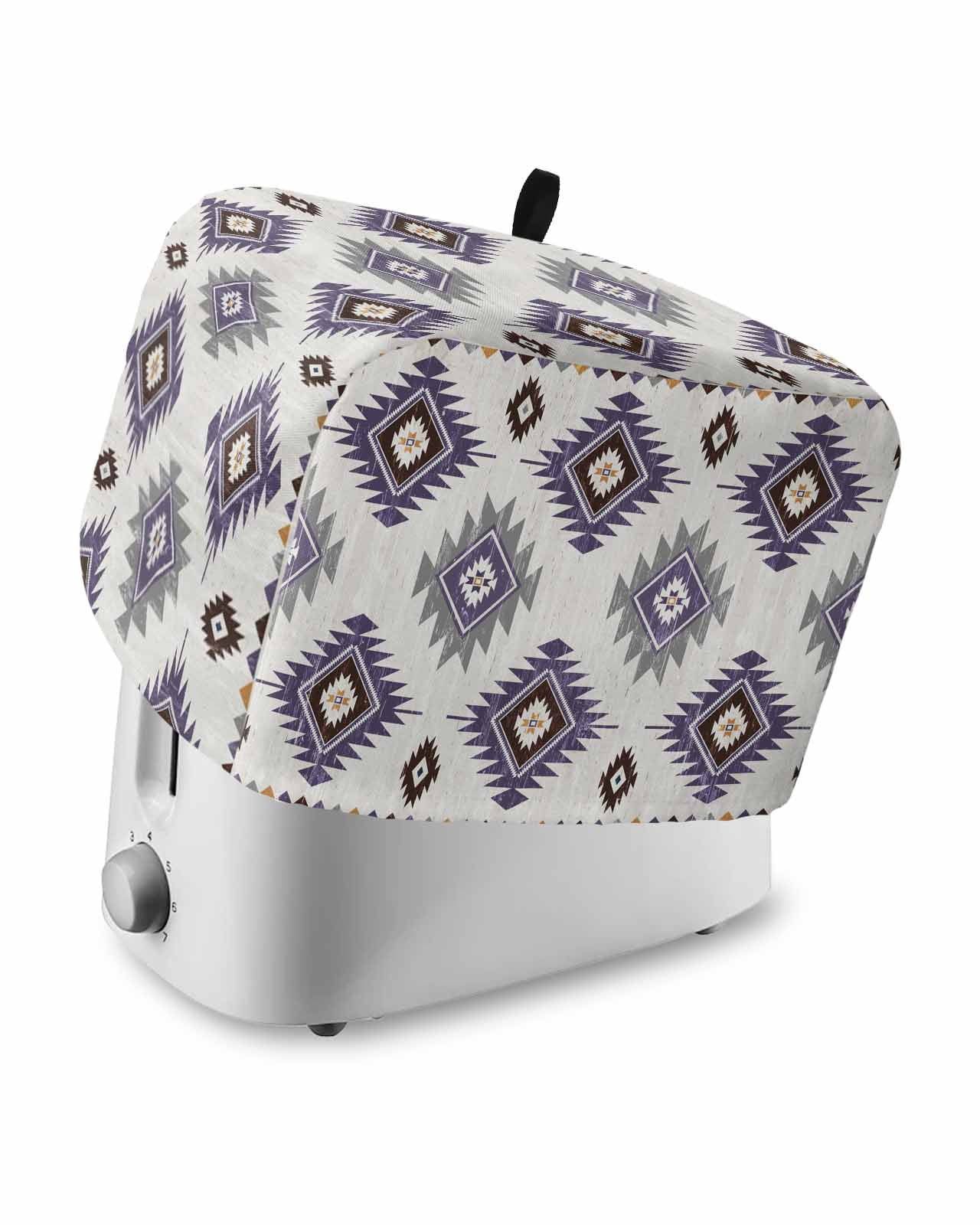 Purple Aztec Toaster Cover 2 Slice, Small Kitchen Appliance Covers ...