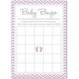 Purple Baby Feet Baby Shower Game - Bingo Cards - 24 count - Walmart.com