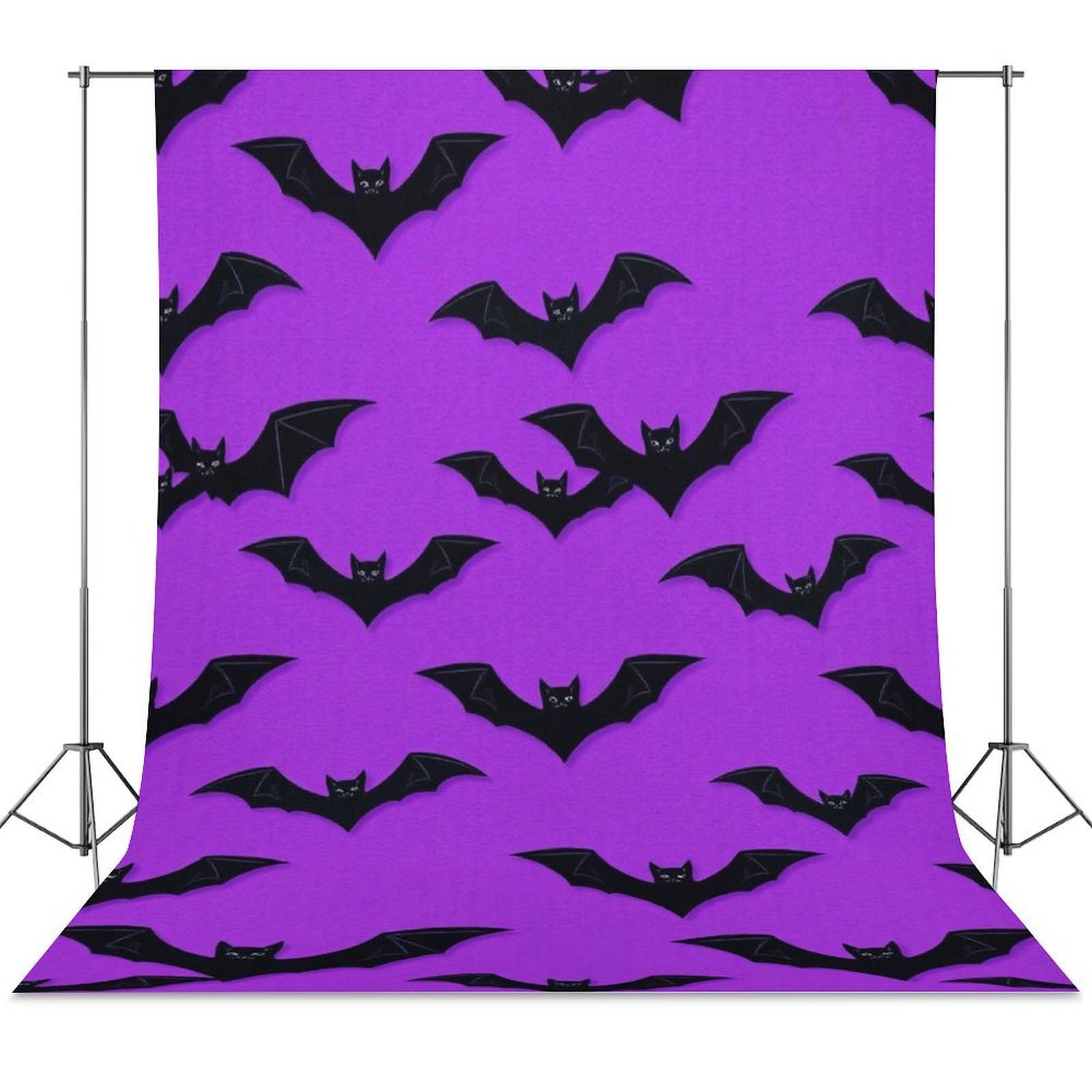Purple Bat Decorations BackdropPortrait Photography Background ...