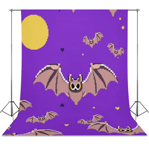 Purple Bat Decorations BackdropPortrait Photography Background ...