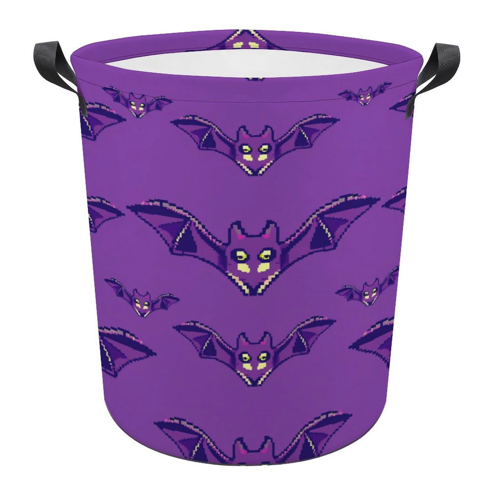 Purple Bat Laundry Basket Collapsible Animated Clothes Hamper for ...