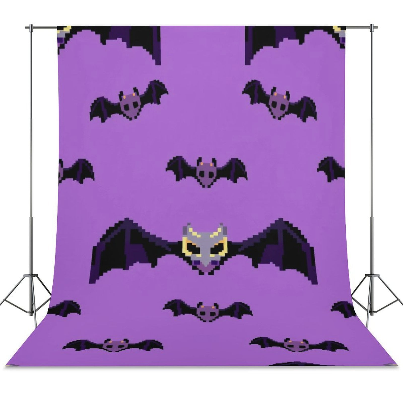 Purple Bat Party Backdrop Birthday Decoration Backgrounds for ...