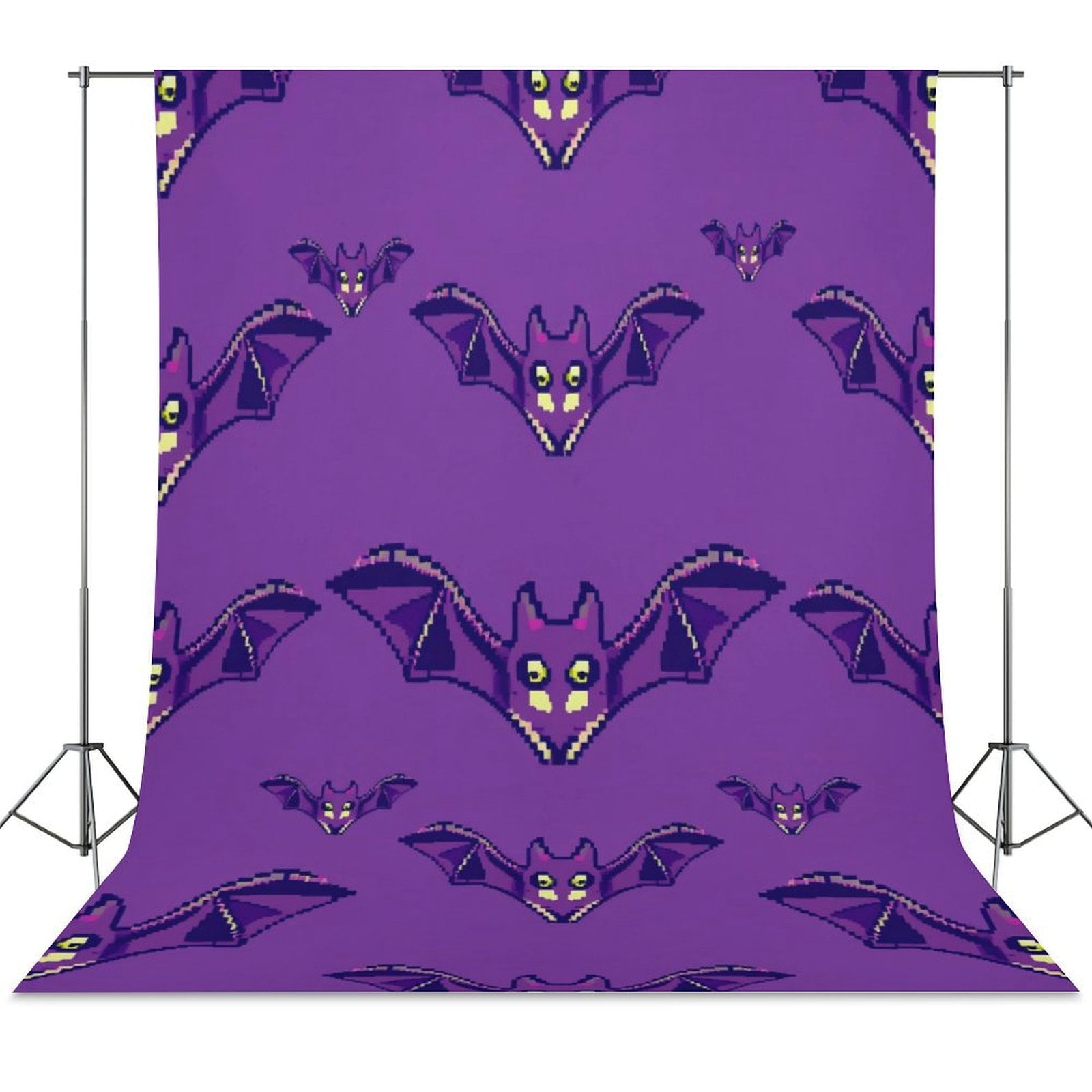 Purple Bat Party Backdrop Birthday Decoration Backgrounds for ...