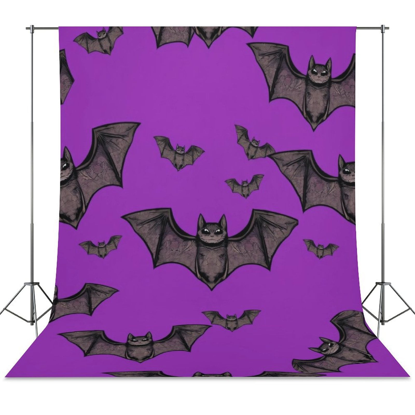 Purple Bat Party Backdrop Birthday Decoration Backgrounds for ...