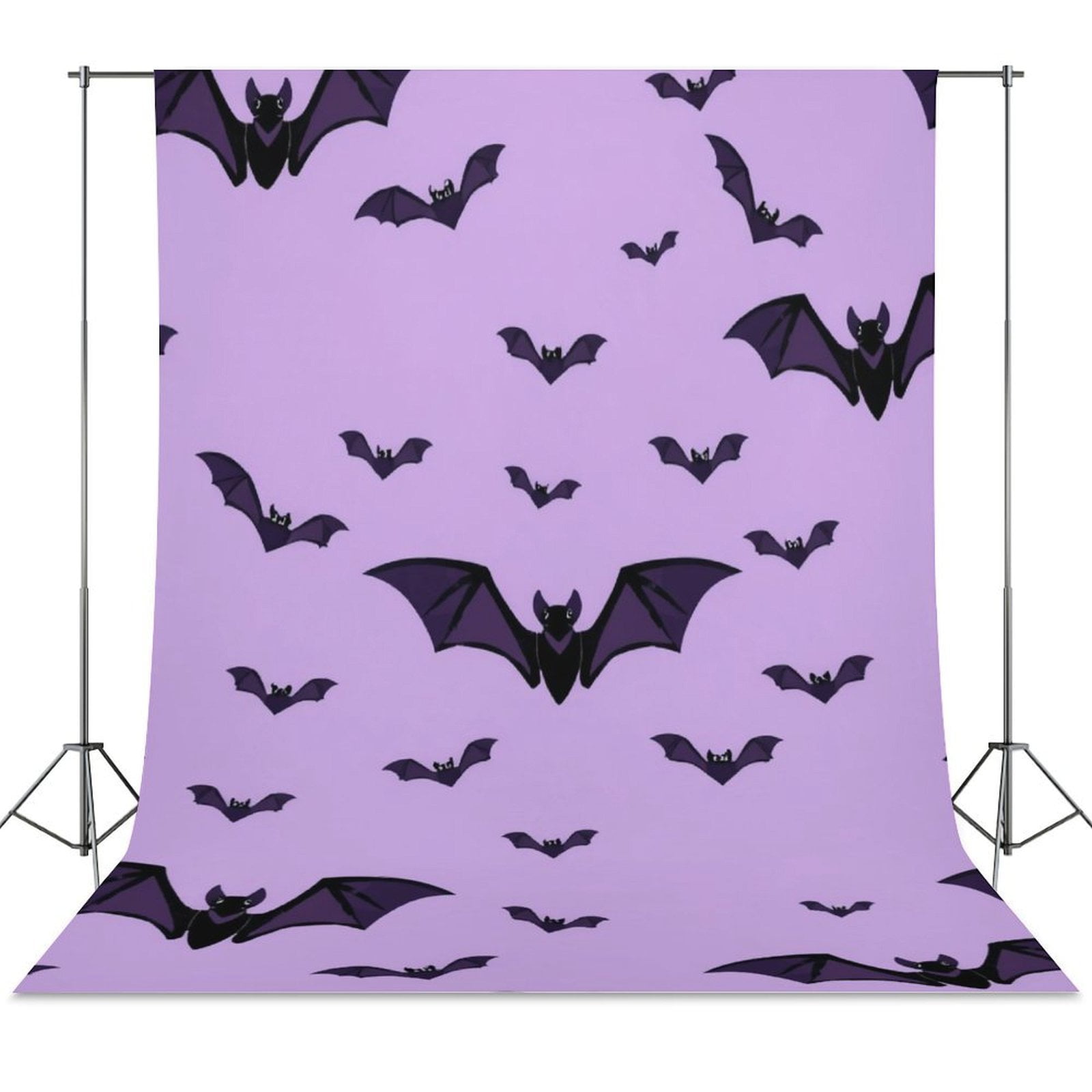 Purple Bat Party Backdrop Birthday Decoration Backgrounds for ...