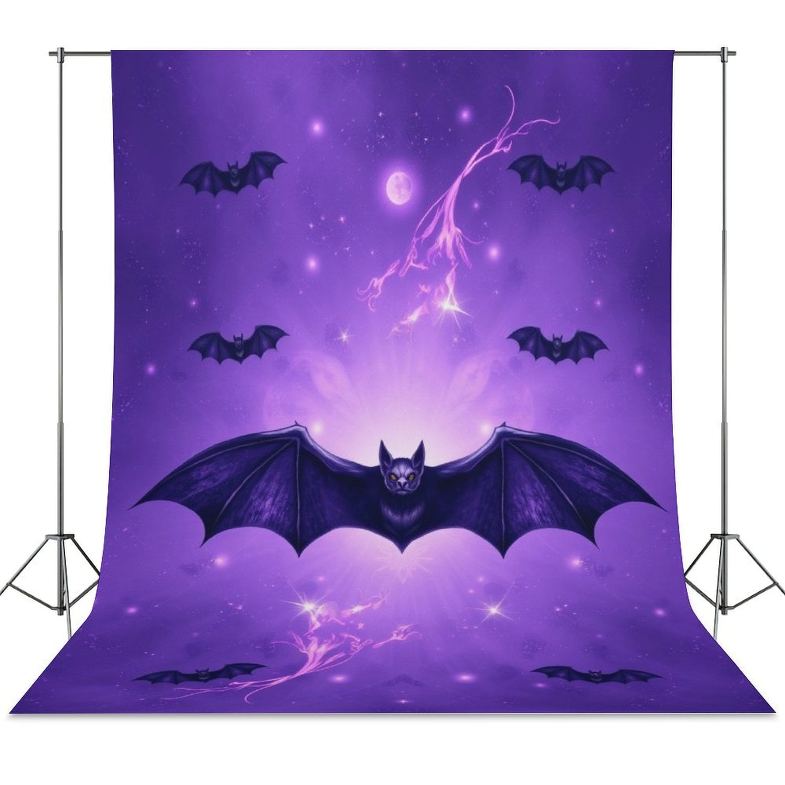 Purple Bat Photography Backdrops Adult Photostudio Props Decors ...