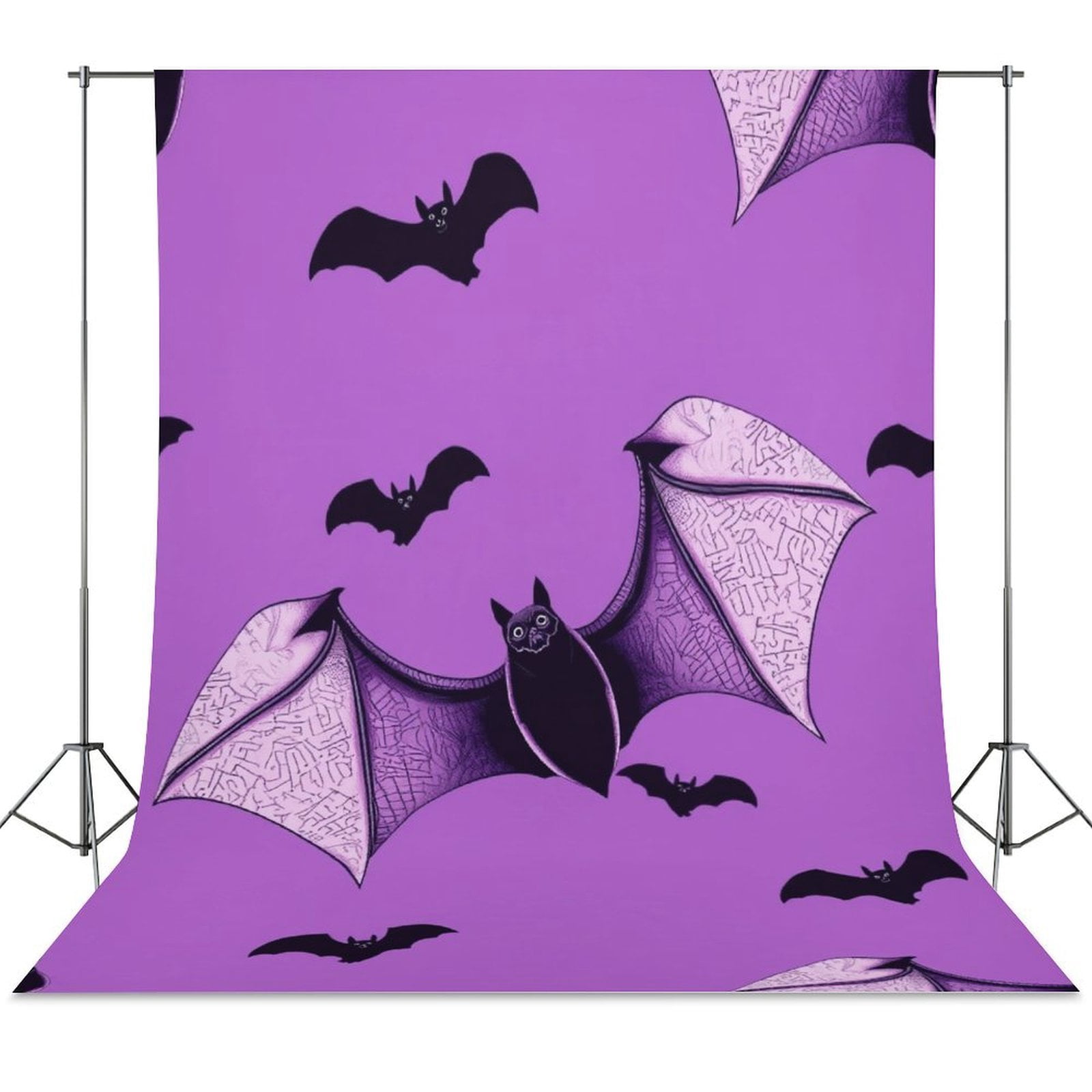 Purple Bat Photography Backdrops Adult Photostudio Props Decors ...