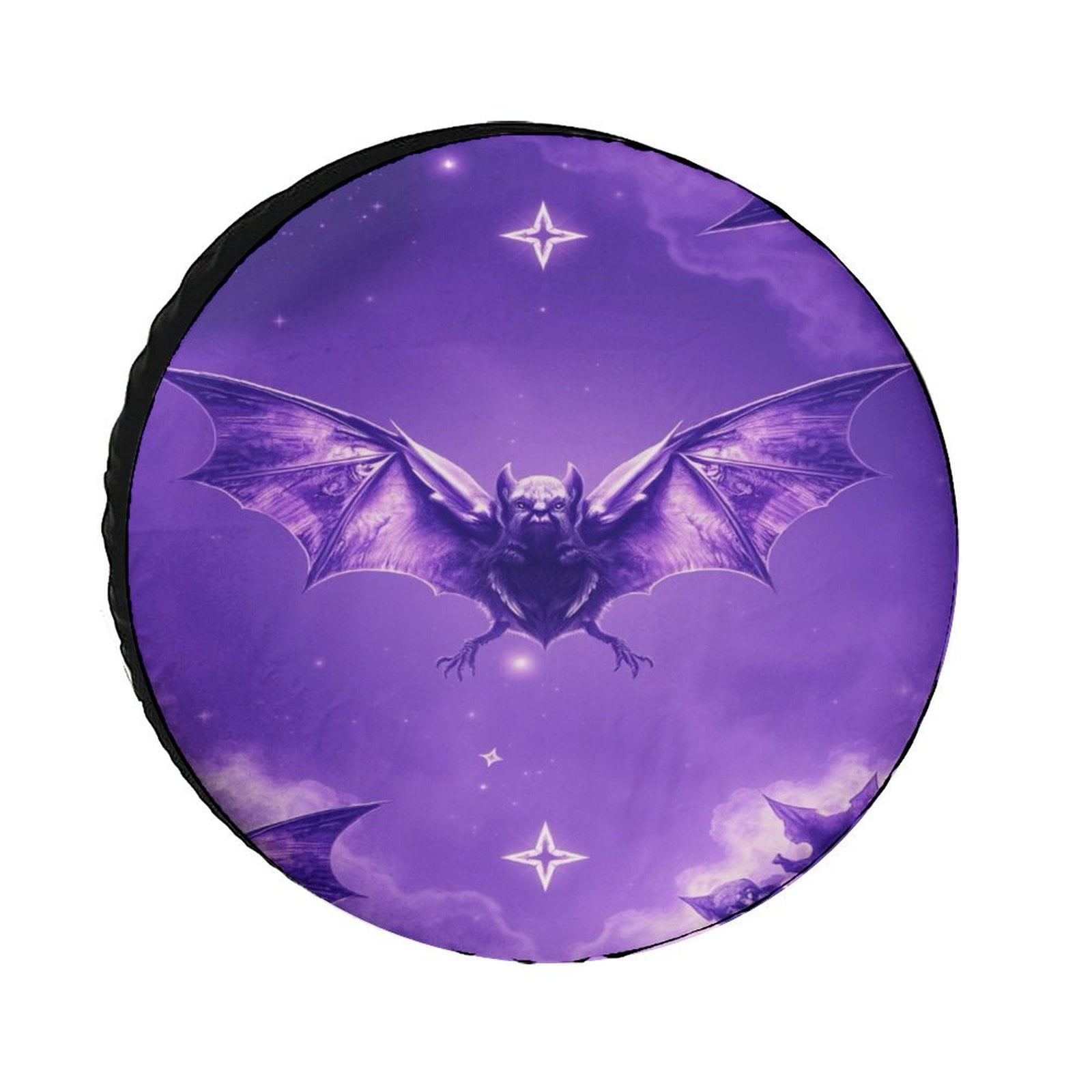 Purple Bat Spare Tire Cover Weatherproof Wheel Camper Protectors Universal Fit For Trailer Rv ...