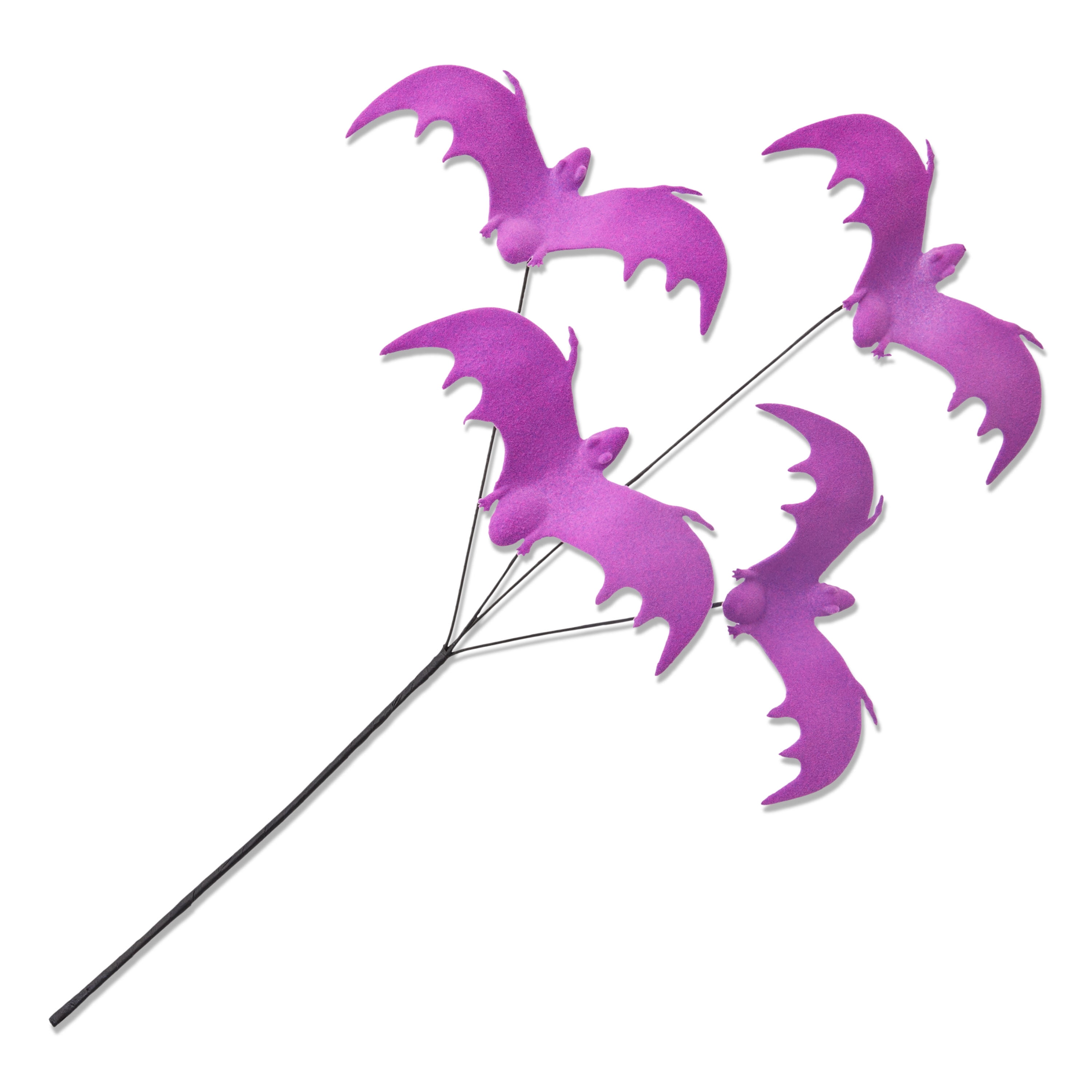 Purple Bats Pick, 15", Summer Frights by Way To Celebrate - Walmart.com