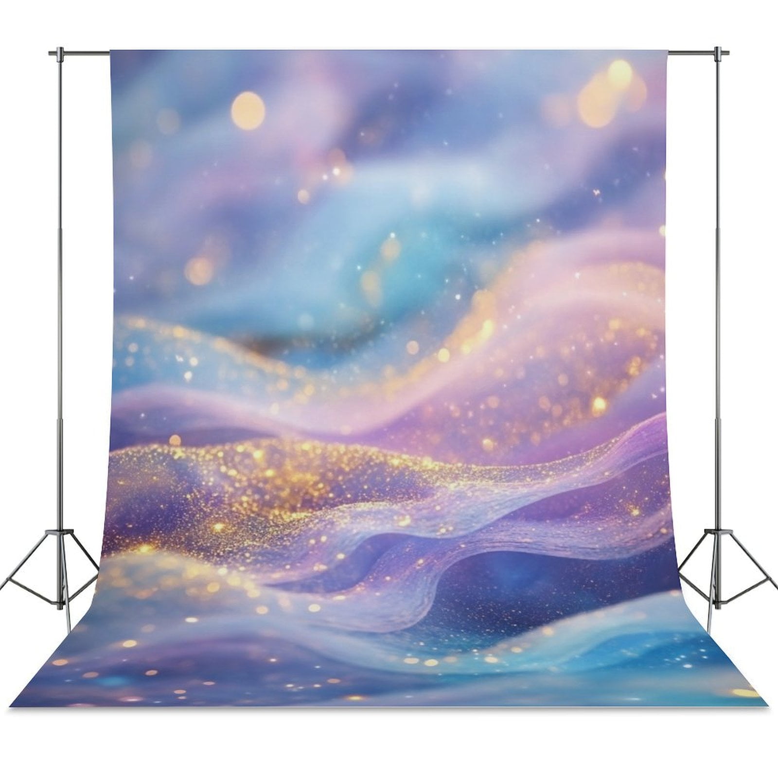 Purple Blue And Gold Wave Backdrop Background for Photography Photo ...