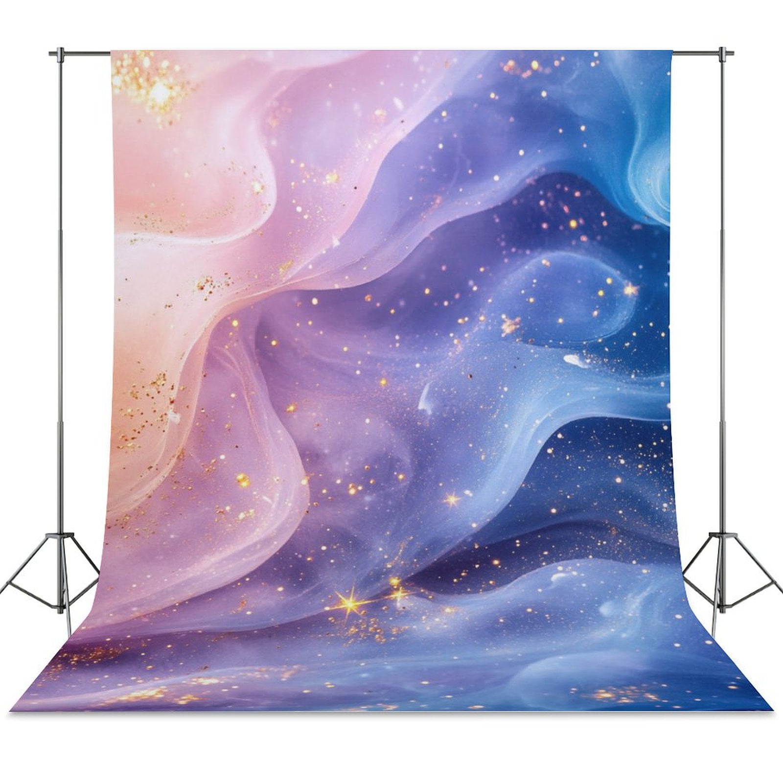 Purple Blue And Gold Wave Backdrop Background for Photography Photo ...