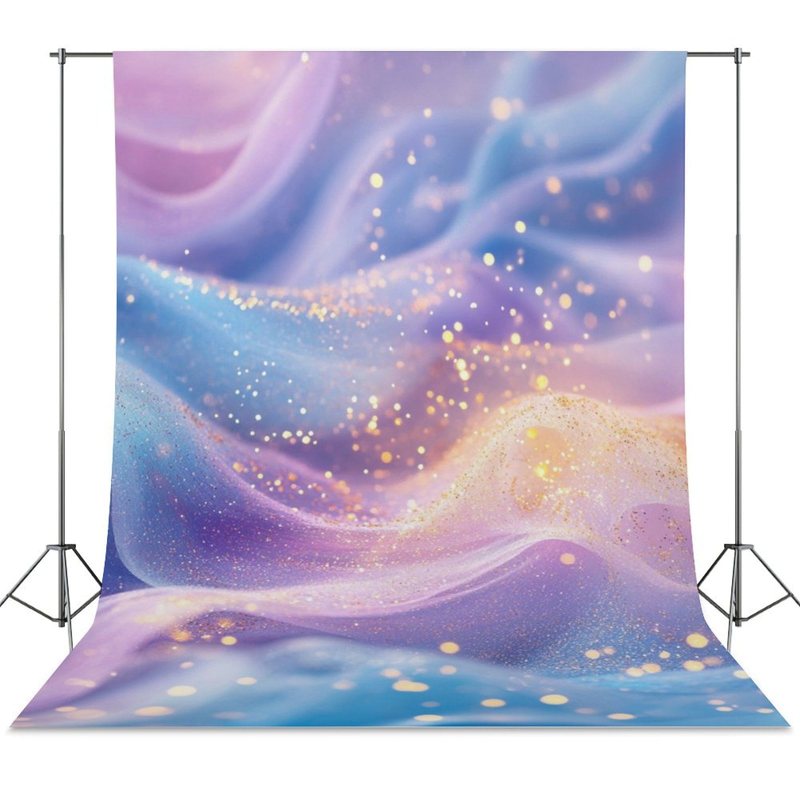 Purple Blue And Gold Wave Spring Backdrop Backdrops for Photography ...