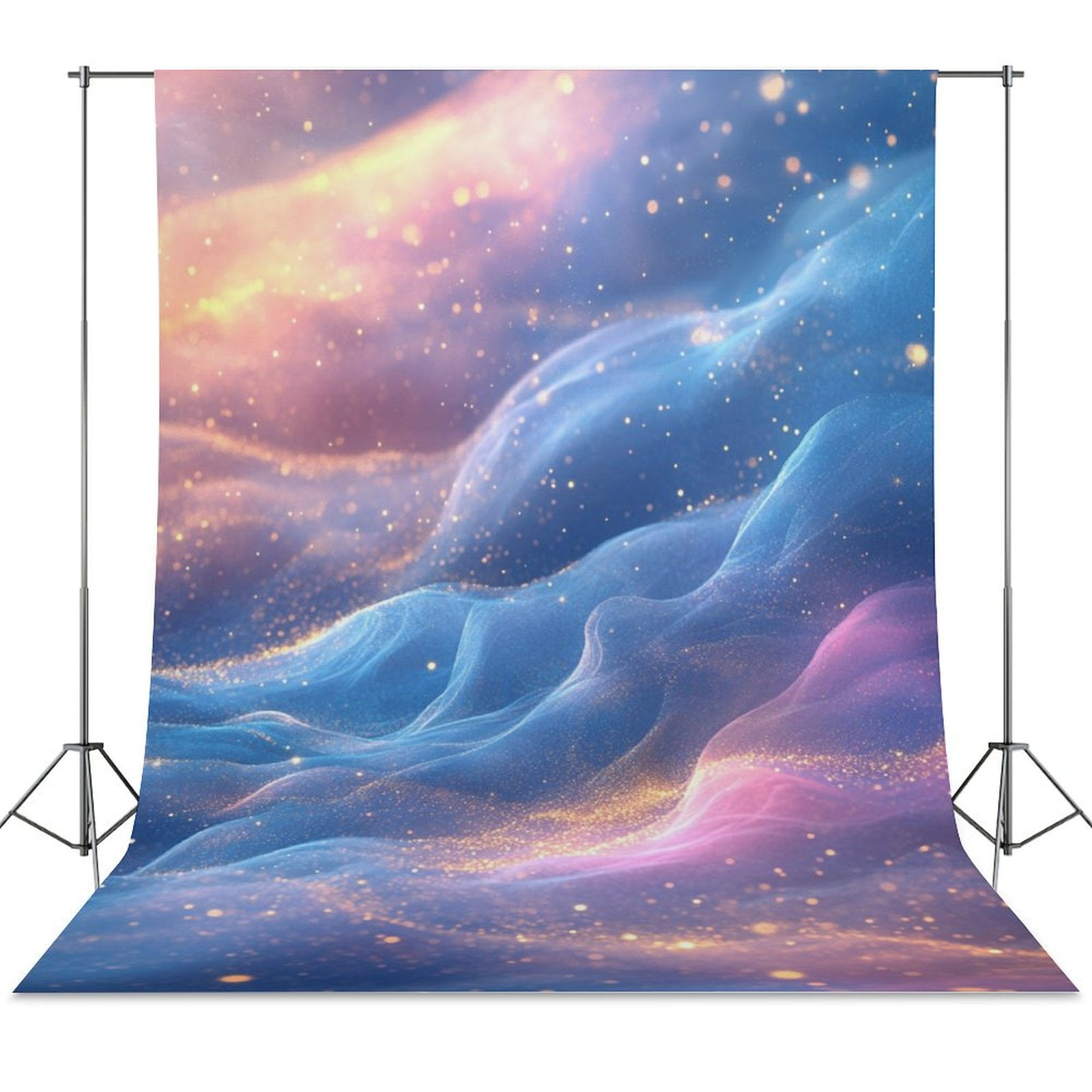 Purple Blue And Gold Wave Spring Backdrop Backdrops for Photography ...