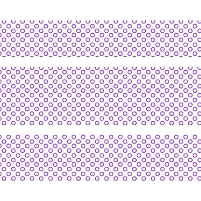 Purple Bubbles Edible Photo Image Cake Border Decoration - Walmart ...