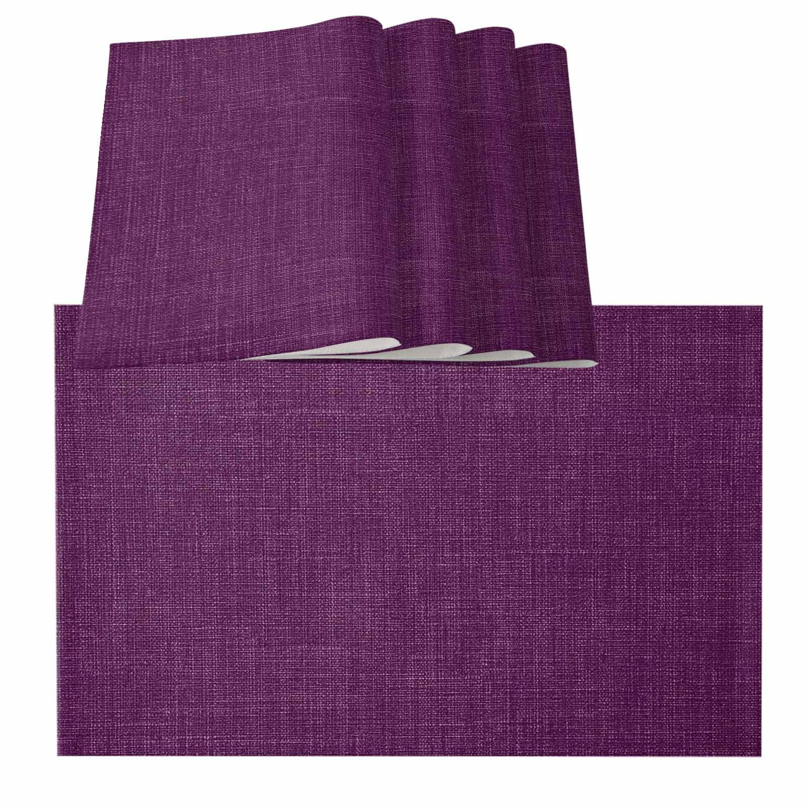 Purple Burlap Texture Farmhouse Vintage Purple Burlap Kitchen Place ...