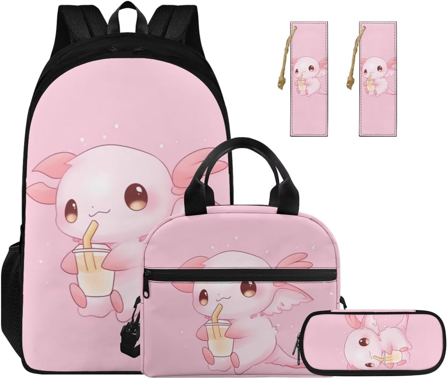 Purple Butterfly Backpack for Girls 6th Grade Kids Backpack Set 4 Piece ...